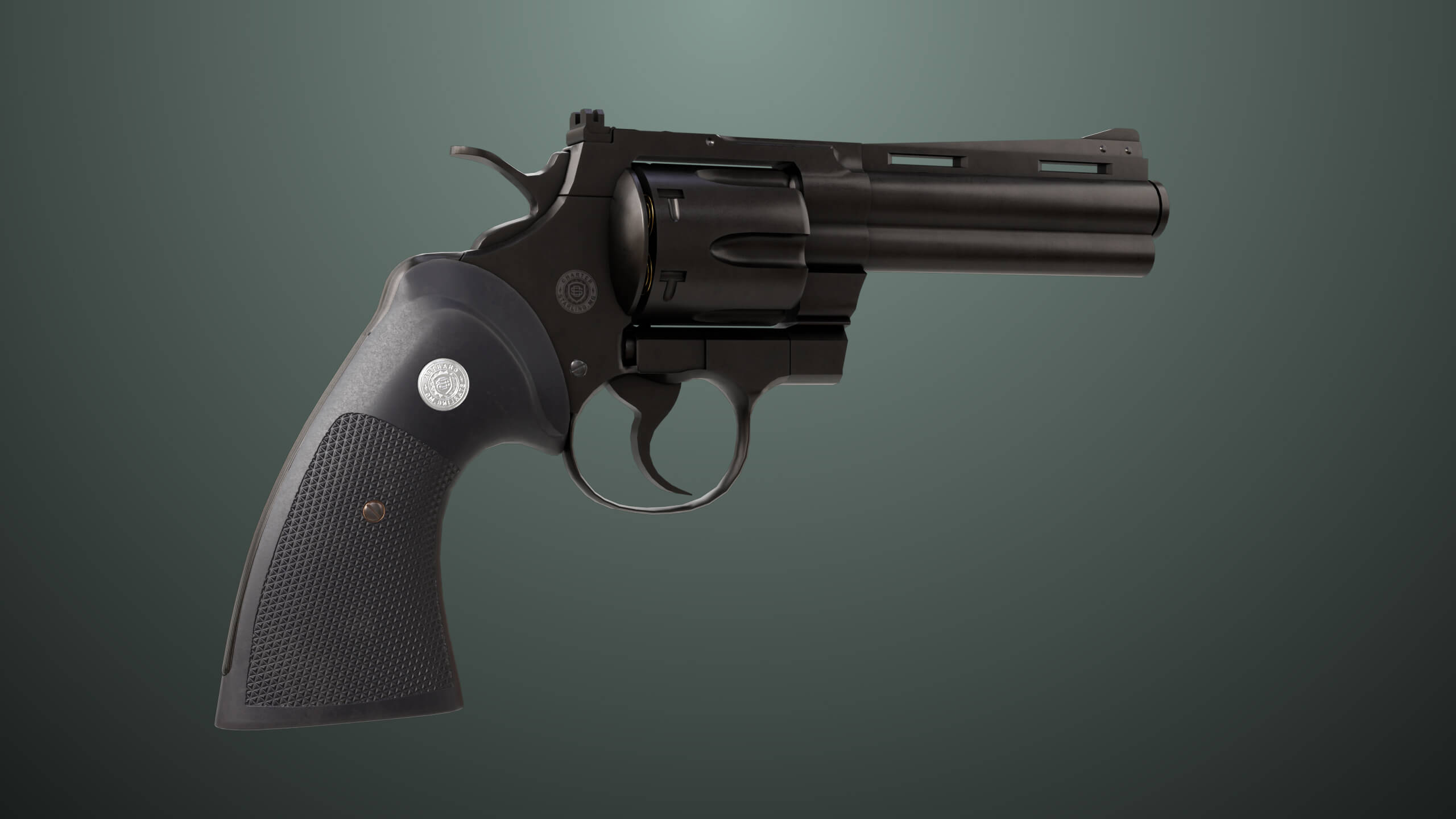 Revolver 05 Medium Black All PBR Unity UE Textures - 3D Model by Eight ...