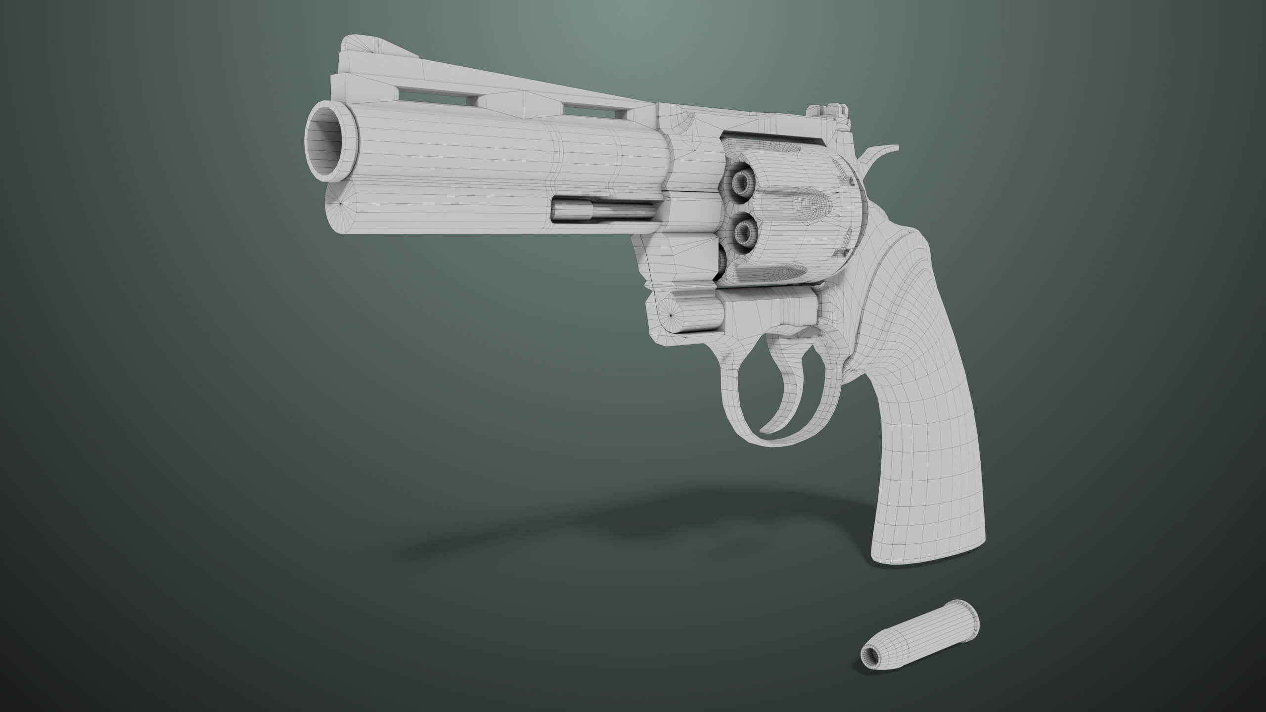 Revolver 05 Medium Black All PBR Unity UE Textures - 3D Model by Eight ...