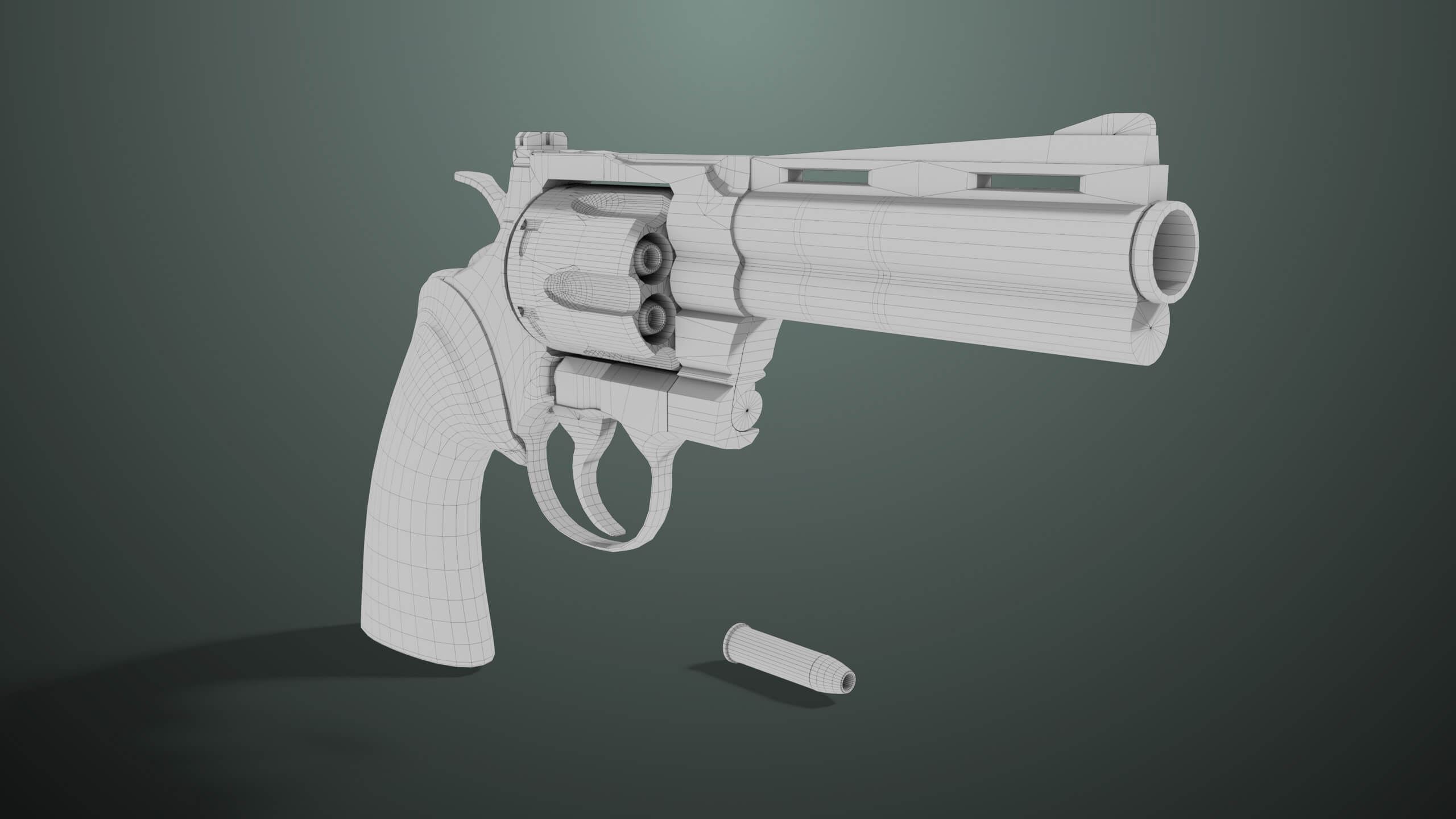 Revolver 05 Medium Black All PBR Unity UE Textures - 3D Model by Eight ...