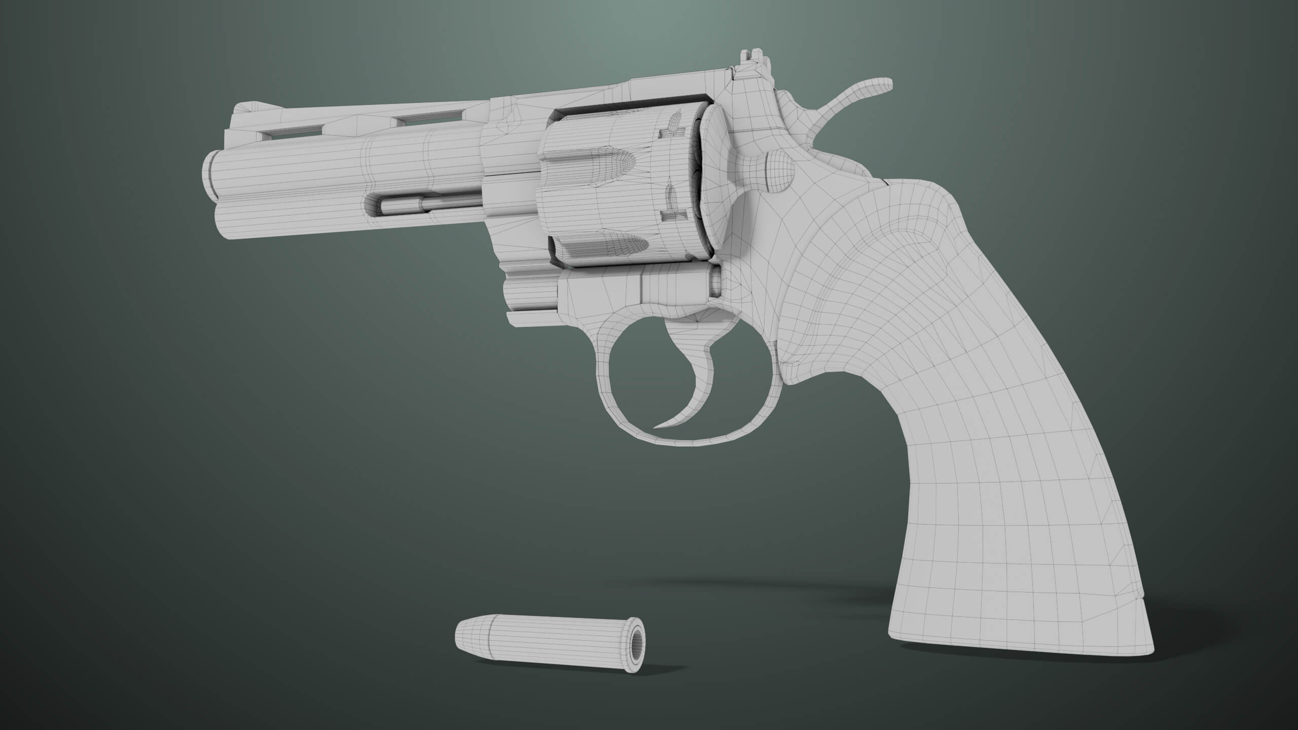 Revolver 05 Medium Black All PBR Unity UE Textures - 3D Model by Eight ...