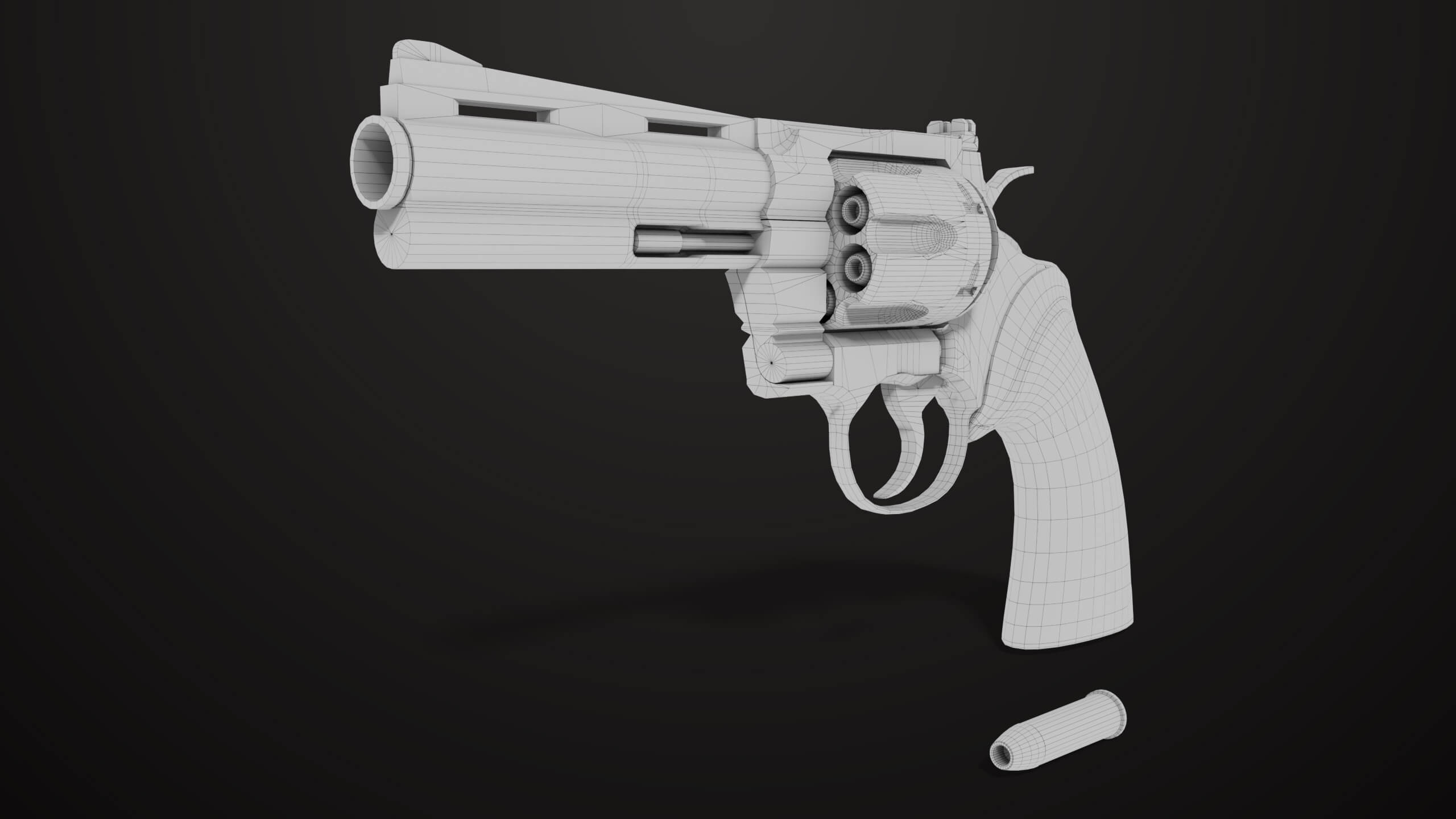 Revolver 05 Medium Silver All PBR Unity UE Textures - 3D Model by Eight ...