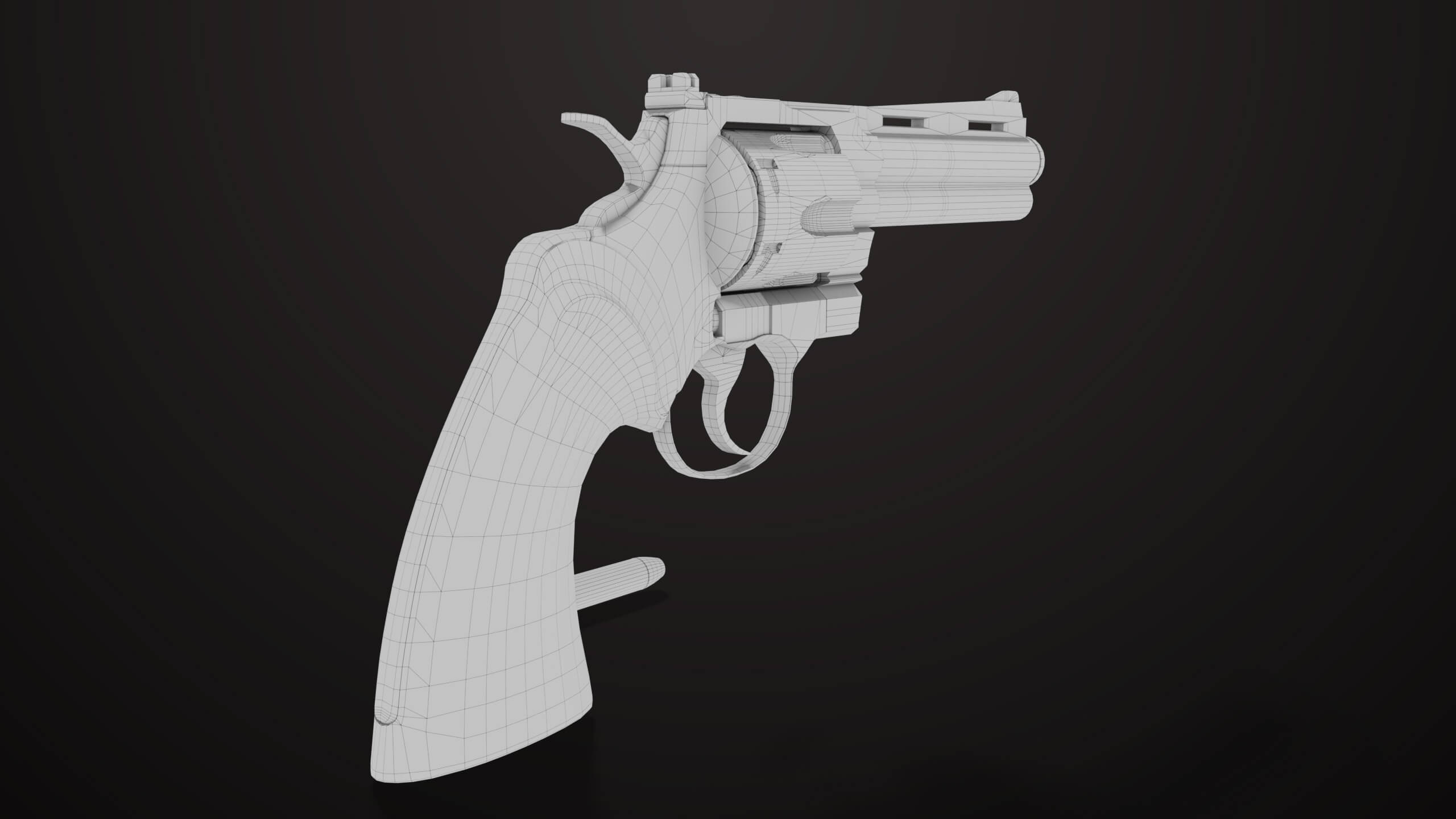 Revolver 05 Medium Silver All PBR Unity UE Textures - 3D Model by Eight ...