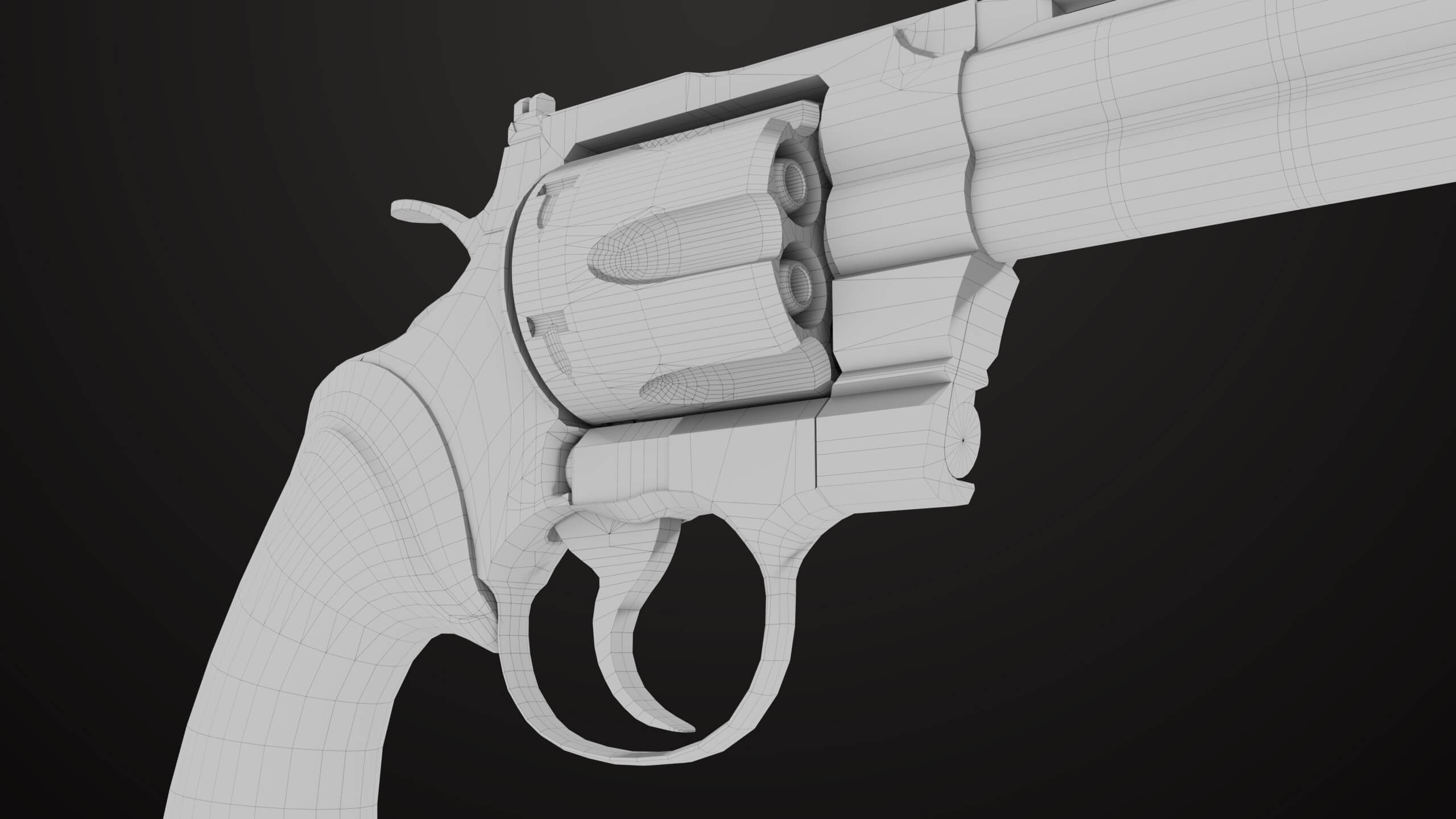 Revolver 05 Medium Silver All PBR Unity UE Textures - 3D Model by Eight ...
