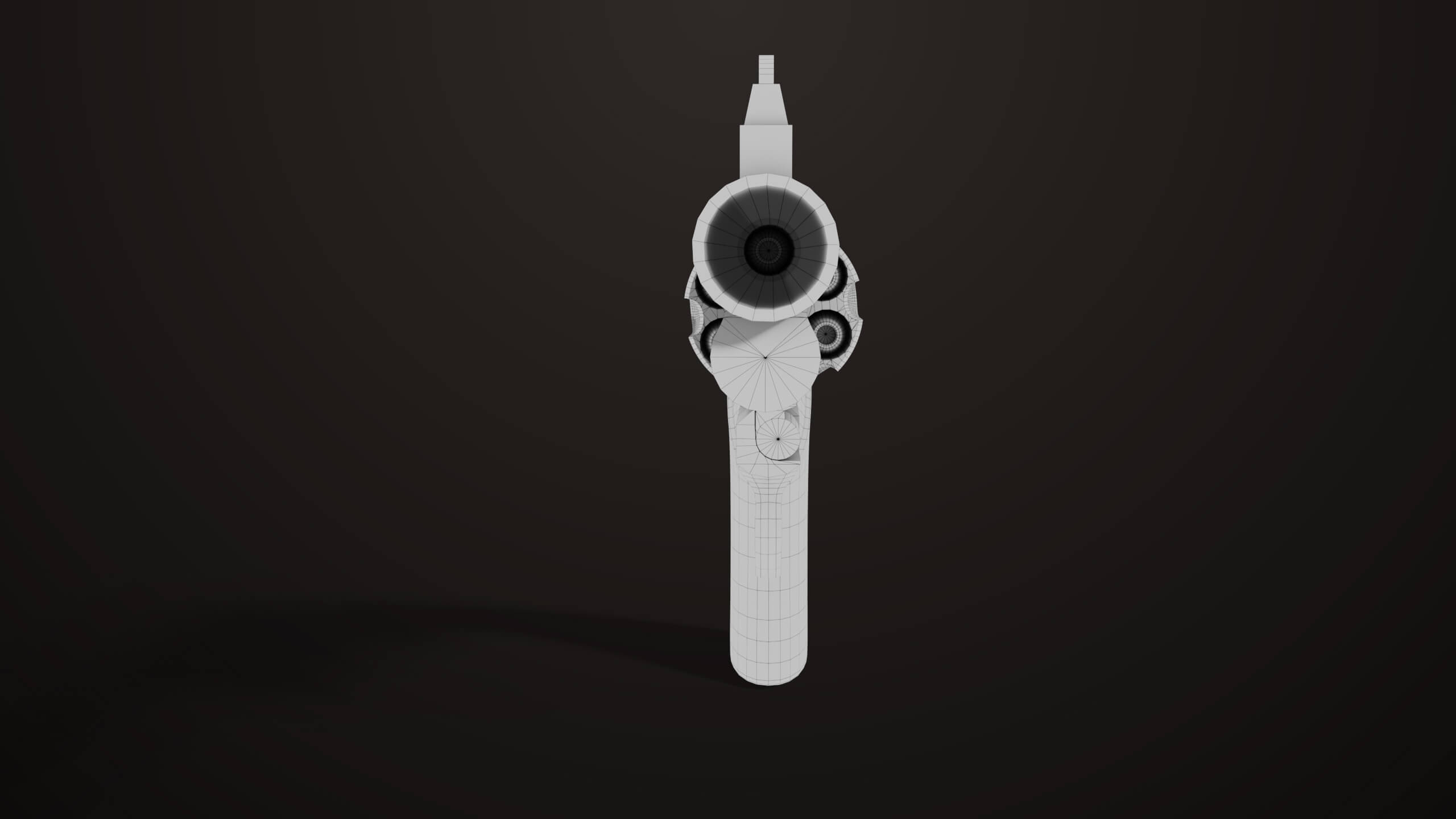 Revolver 05 Silver Colt Python All PBR Unity UE Textures - 3D Model by ...
