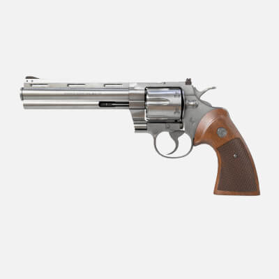 Revolver 05 Silver Colt Python All PBR Unity UE Textures - 3D Model by ...