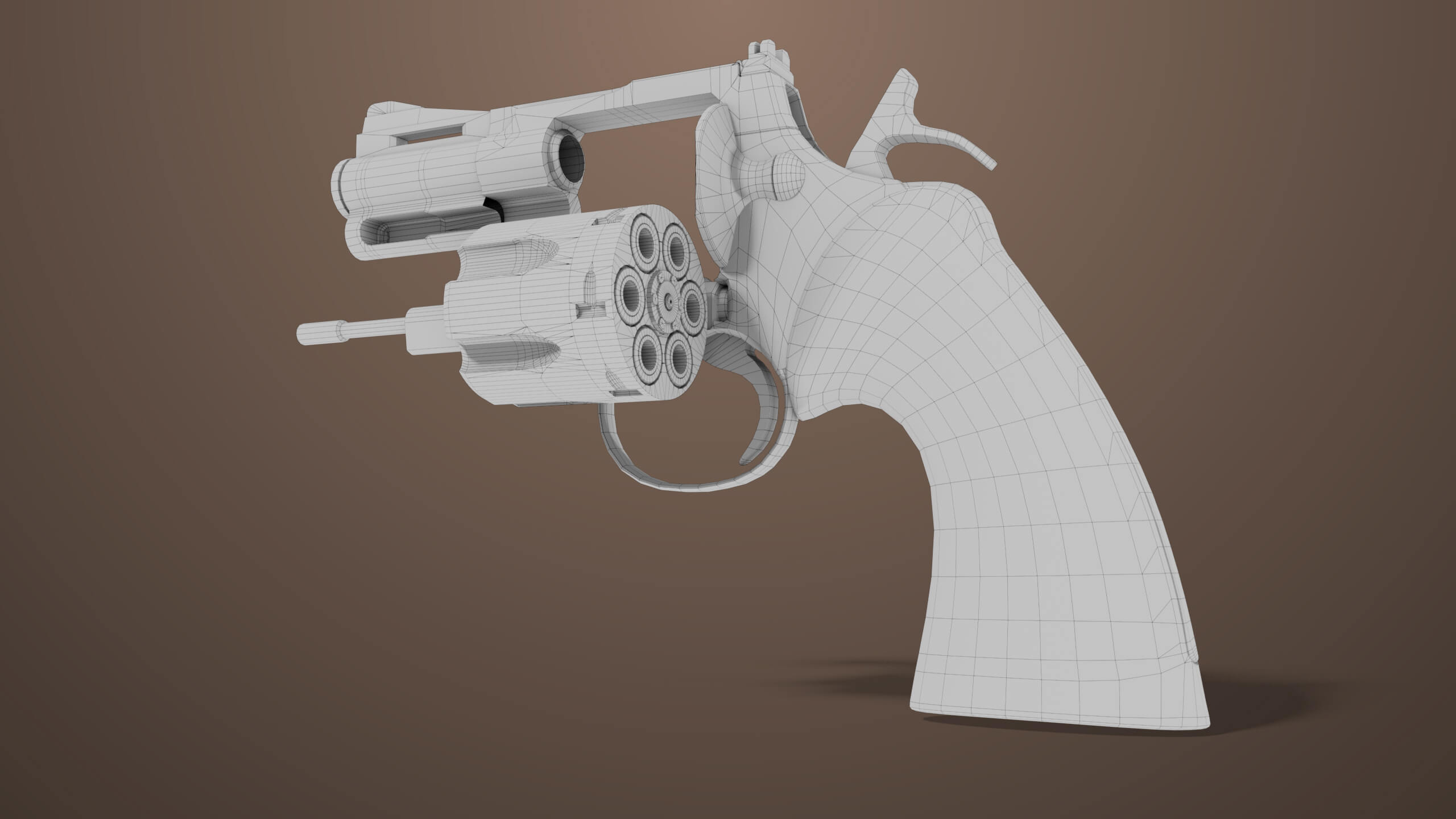 Revolver 05 Small Black All PBR Unity UE Textures - 3D Model by Eight ...