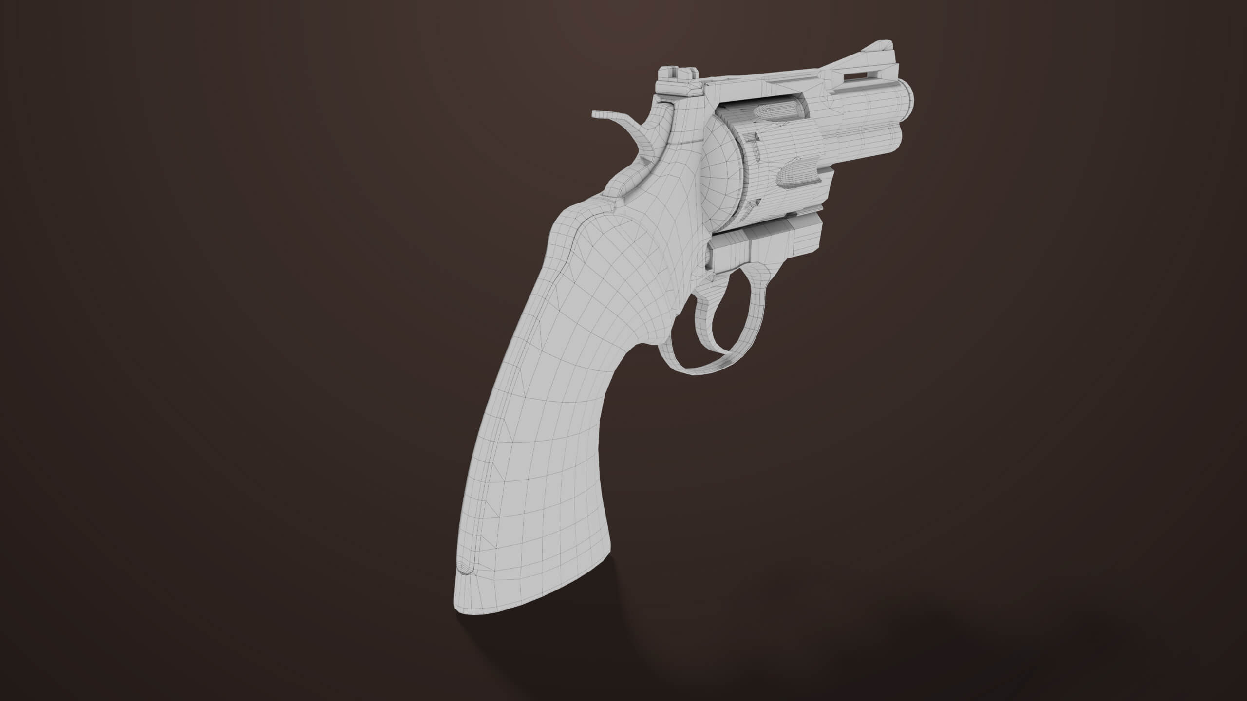 Revolver 05 Small Silver All PBR Unity UE Textures - 3D Model by Eight ...