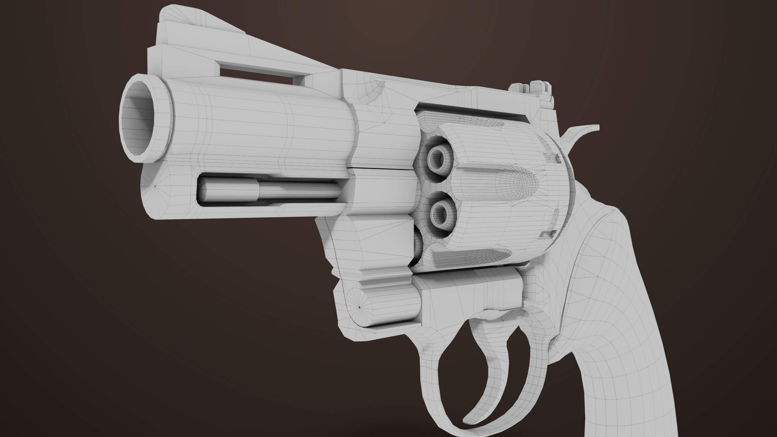 Revolver 05 Small Silver All PBR Unity UE Textures - 3D Model by Eight ...