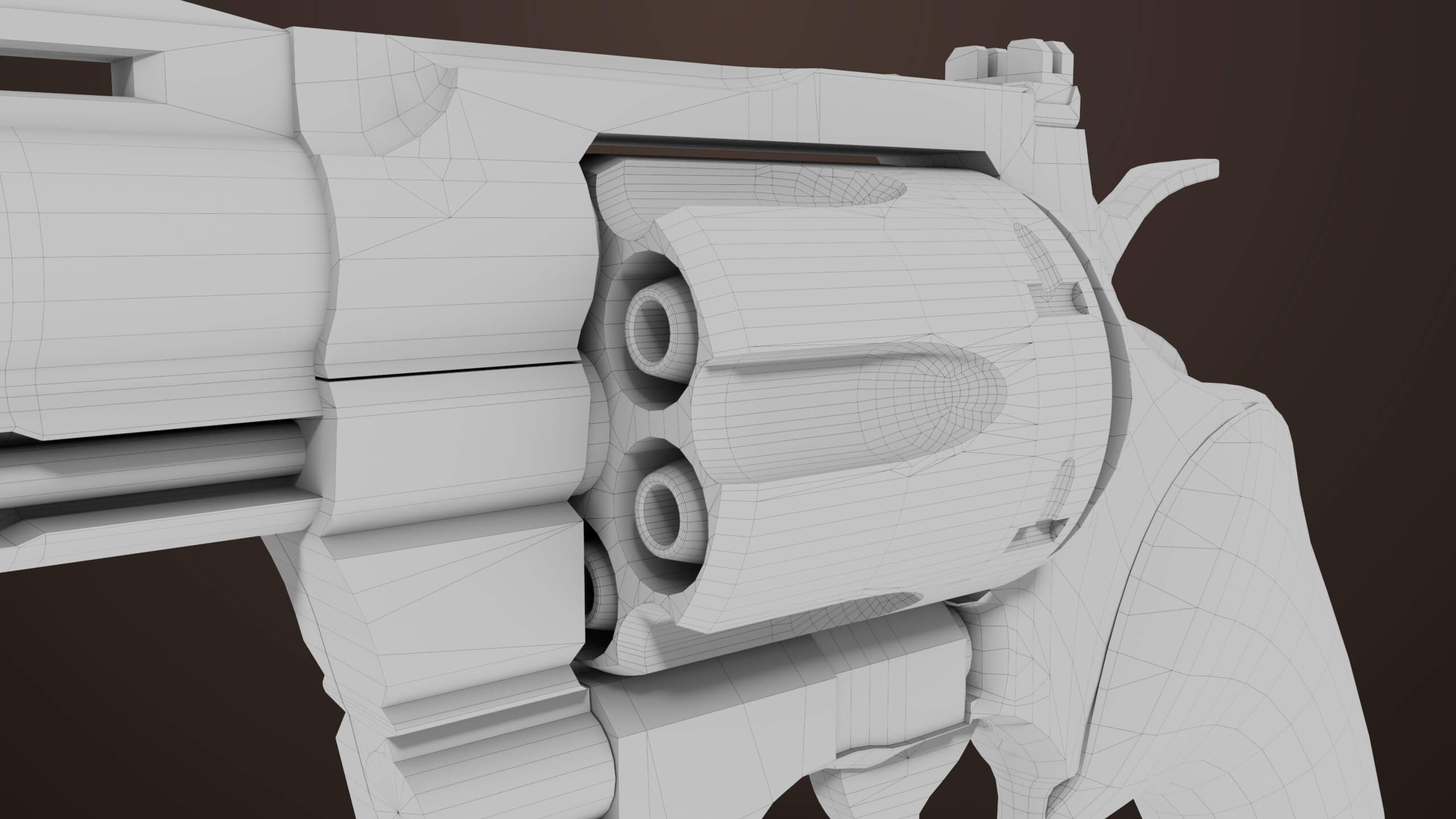 Revolver 05 Small Silver All PBR Unity UE Textures - 3D Model by Eight ...