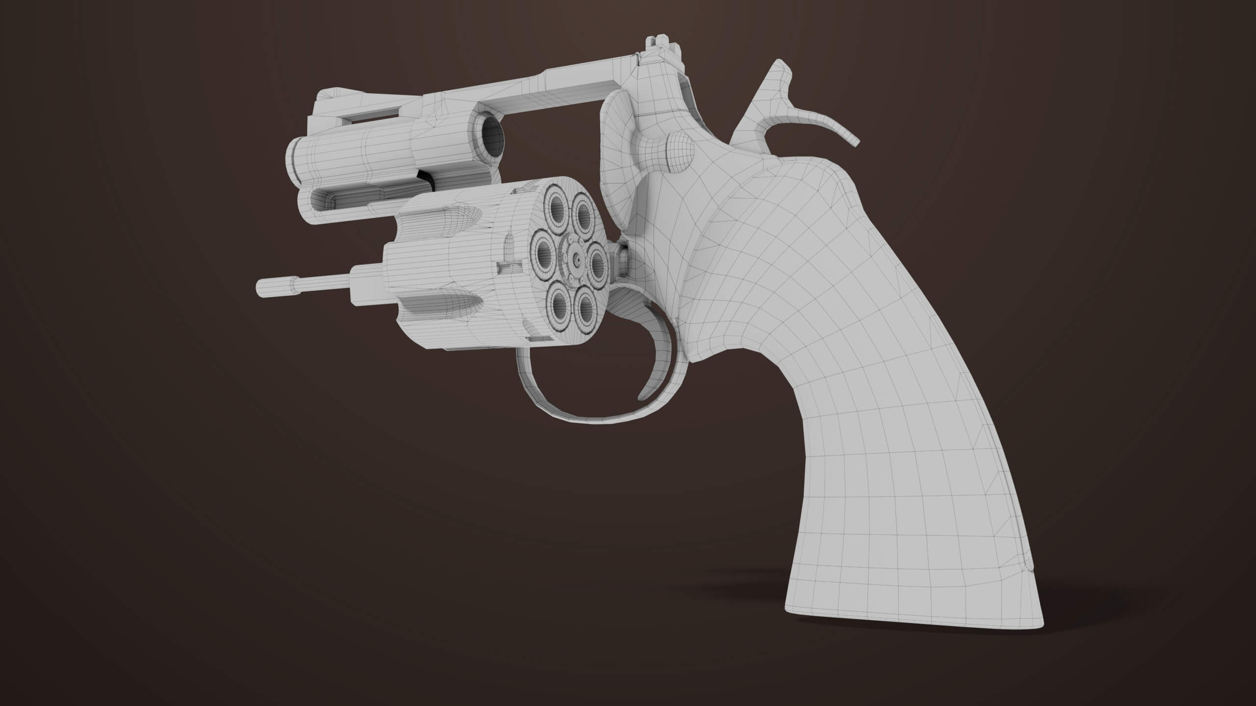 Revolver 05 Small Silver All PBR Unity UE Textures - 3D Model by Eight ...