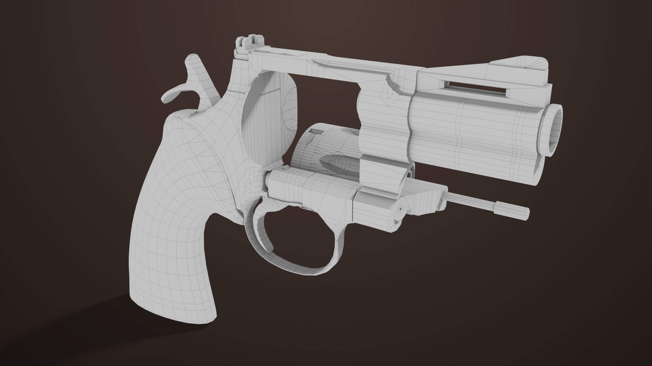 Revolver 05 Small Silver All PBR Unity UE Textures - 3D Model by Eight ...