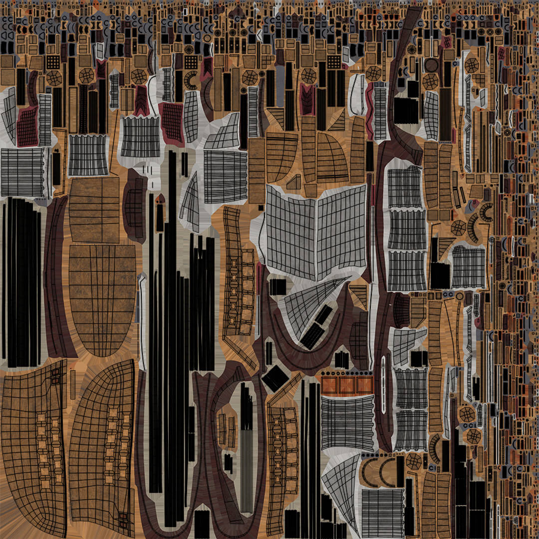 Sailing Ship With Cannons All PBR Unity UE Textures - 3D Model by Eight ...