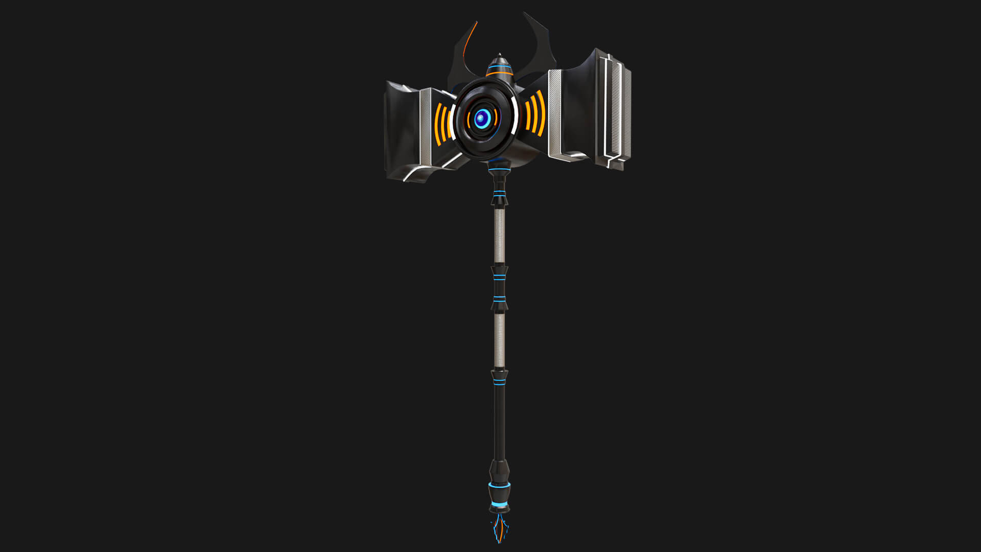 Sci-Fi Battle Hammer 06 All PBR Unity UE Textures Included 3D Model by ...