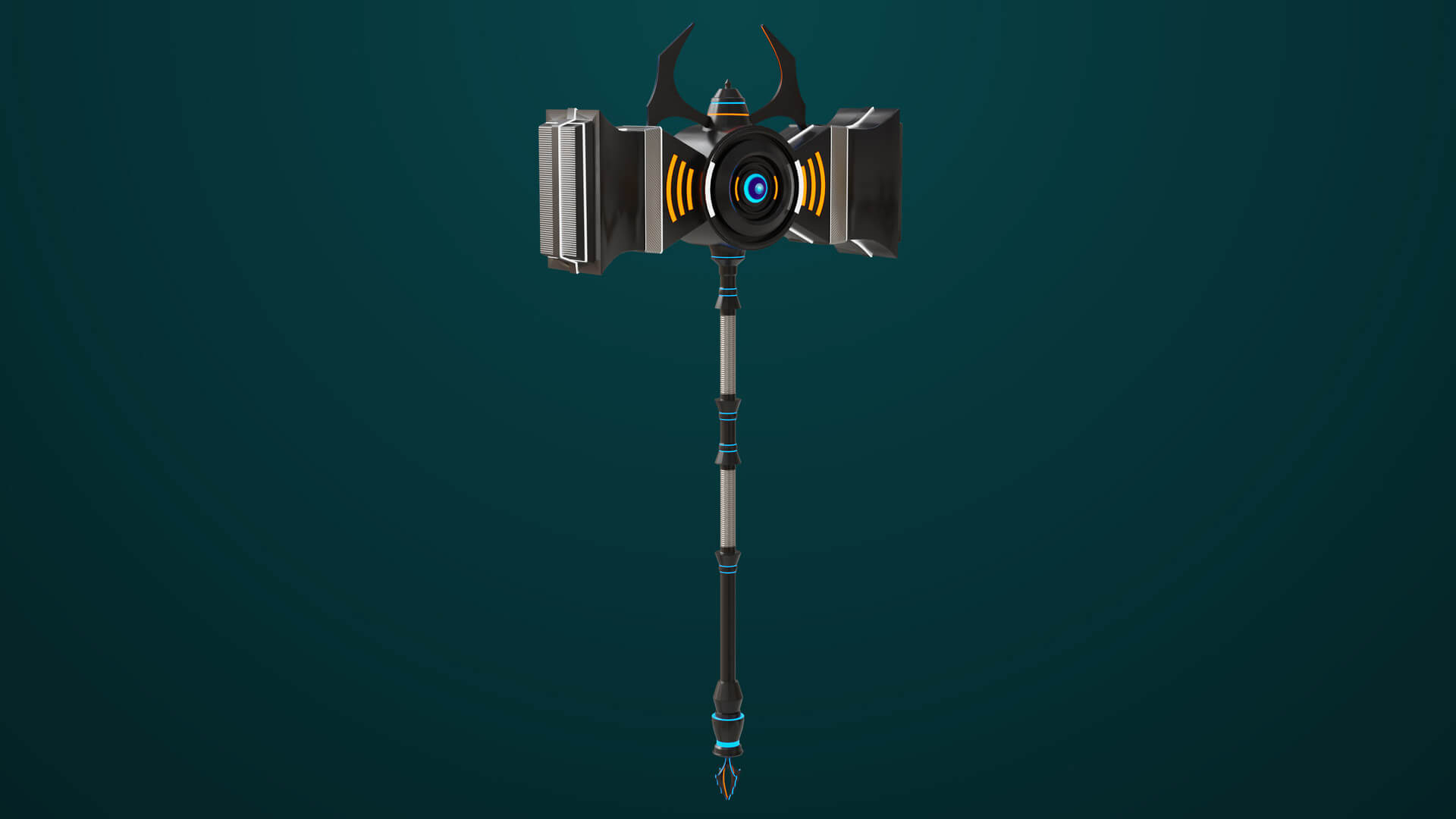 Sci-Fi Battle Hammer 06 All PBR Unity UE Textures Included 3D Model by ...