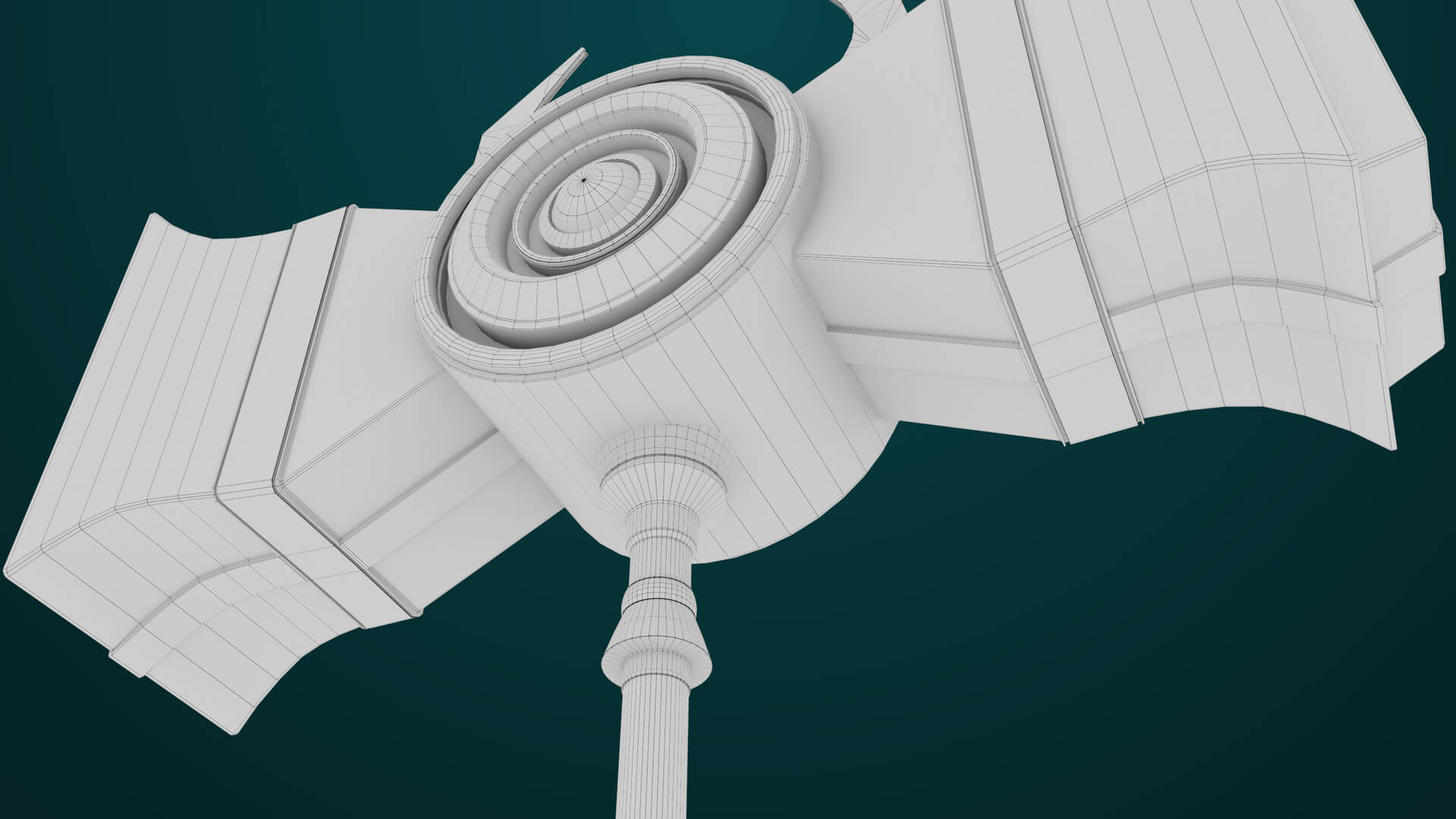 Sci Fi Battle Hammer 06 All Pbr Unity Ue Textures Included 3d Model By