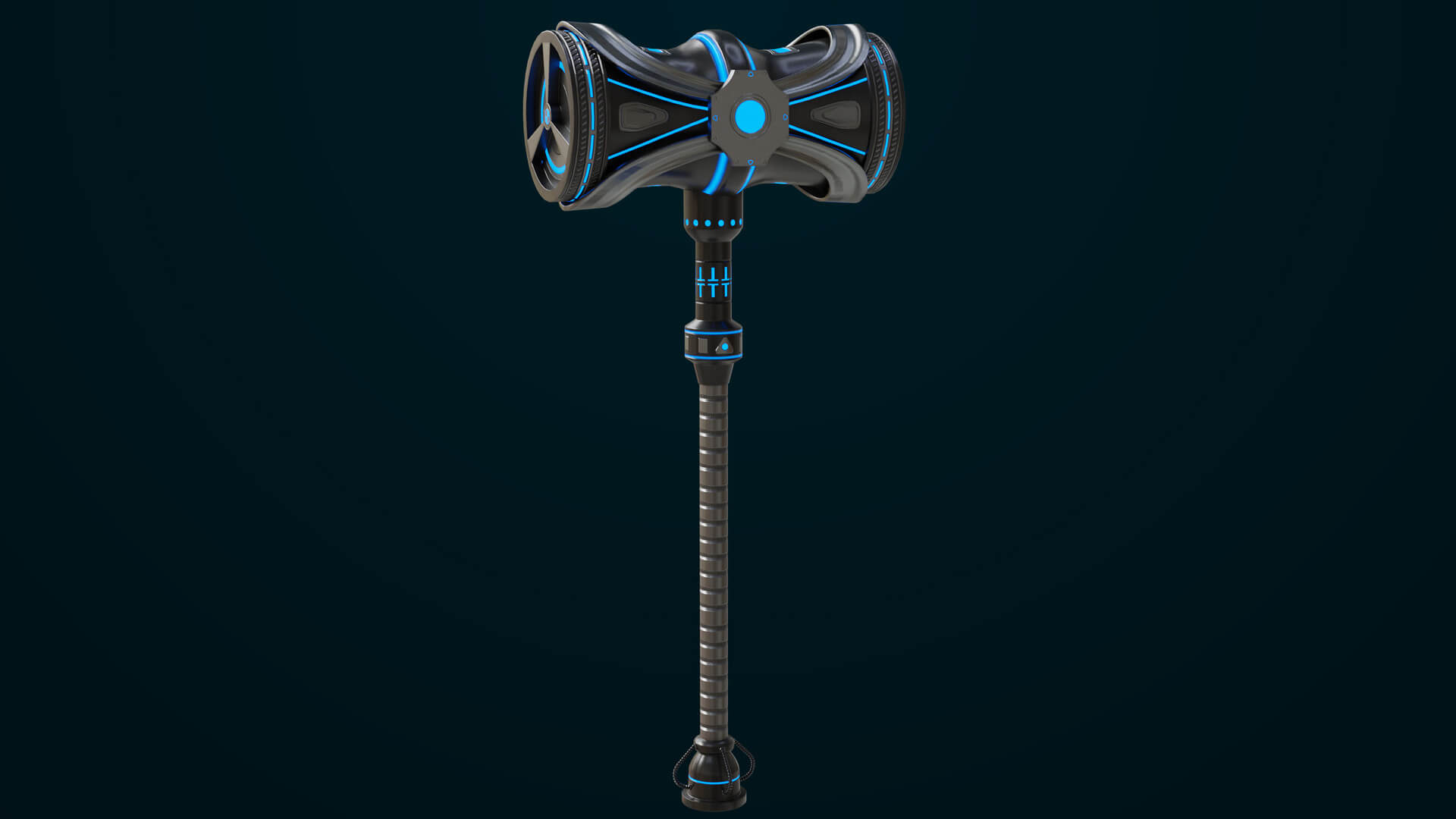 Sci-Fi Battle Hammer 08 All PBR Unity UE Textures Included 3D Model by ...