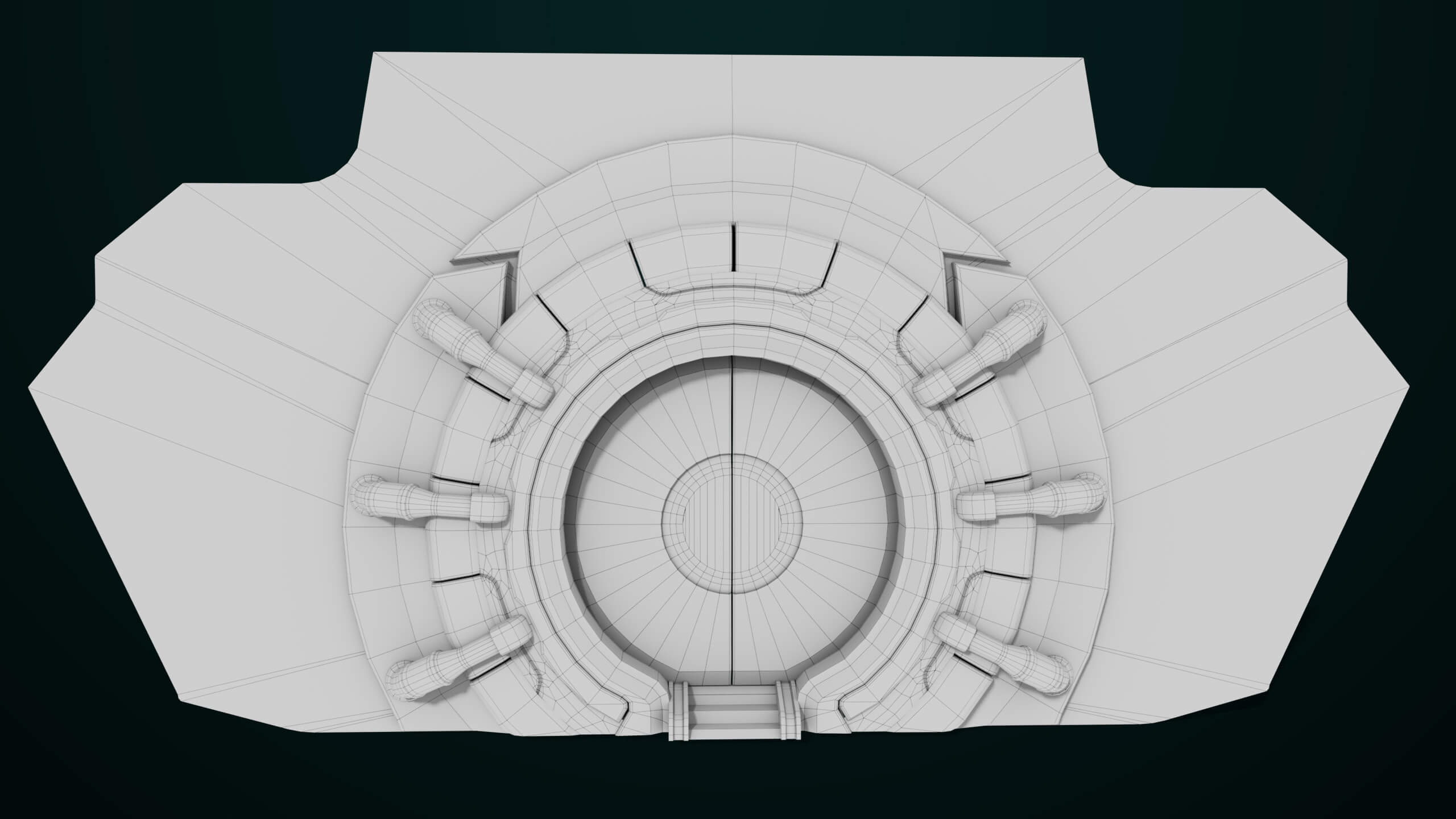 Sci-Fi Door 03 All PBR Unity UE Textures Included 3D Model by Eight Vertex