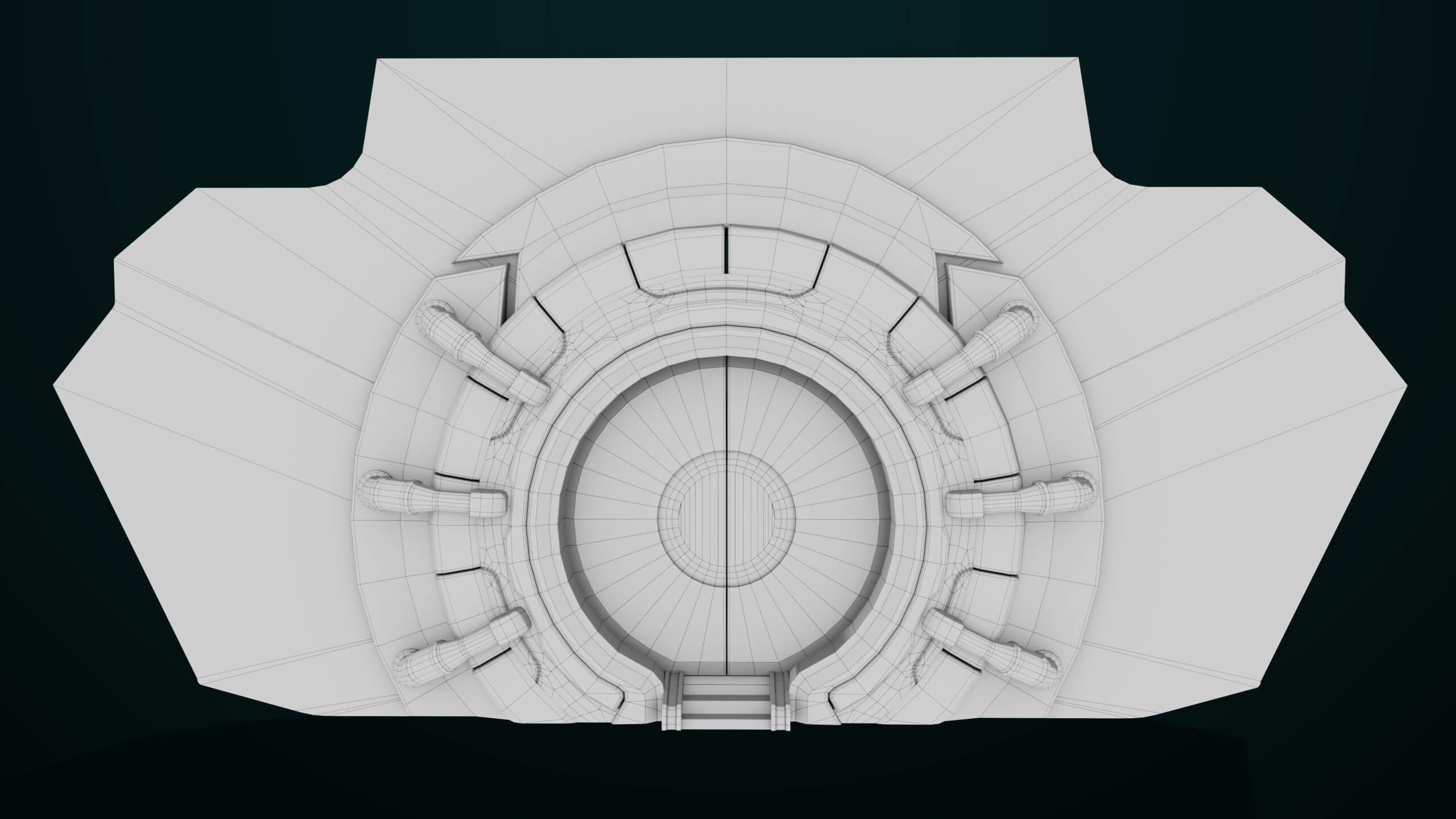 Sci-Fi Door 03 All PBR Unity UE Textures Included 3D Model by Eight Vertex