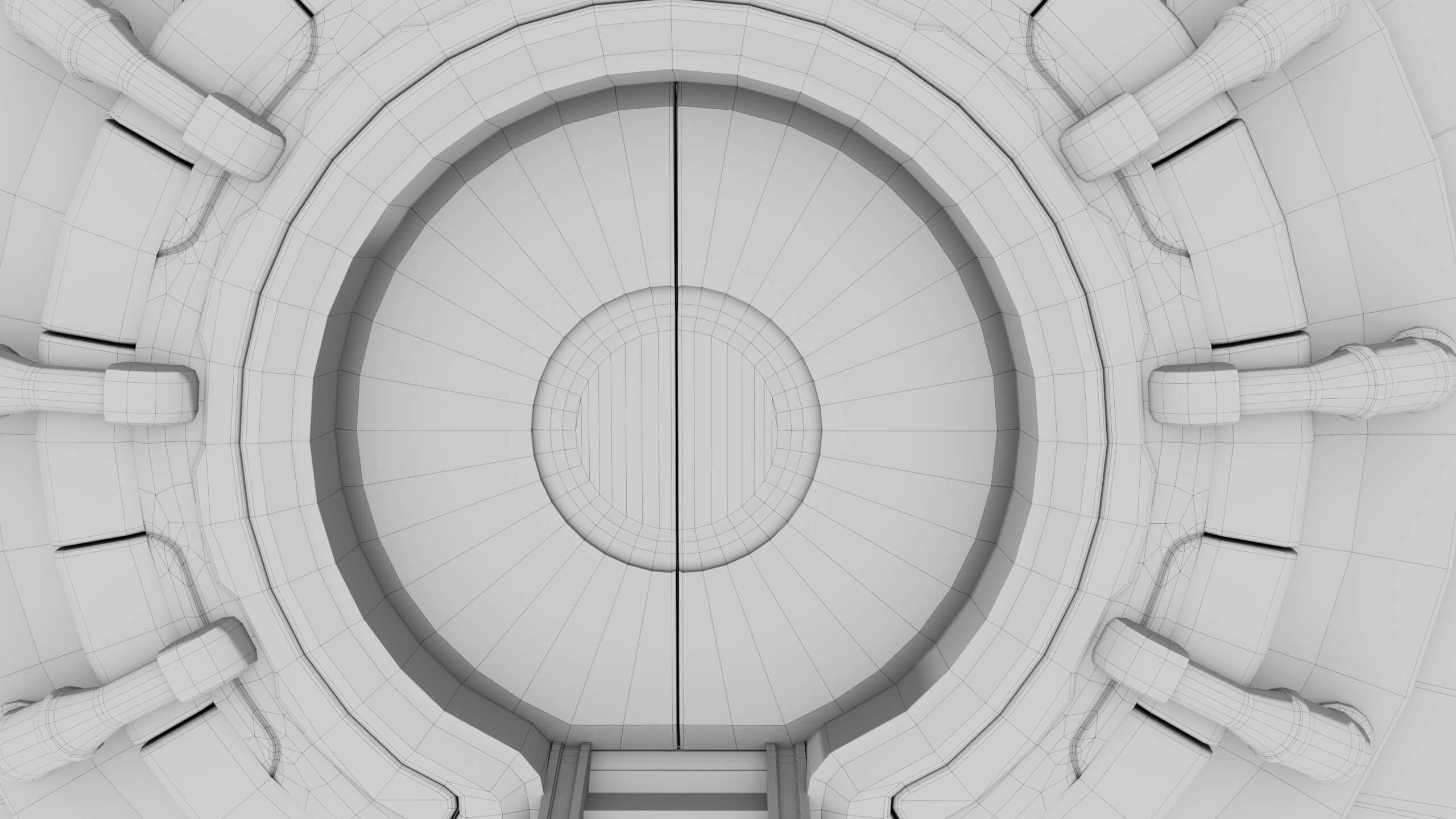 Sci-Fi Door 03 All PBR Unity UE Textures Included 3D Model by Eight Vertex