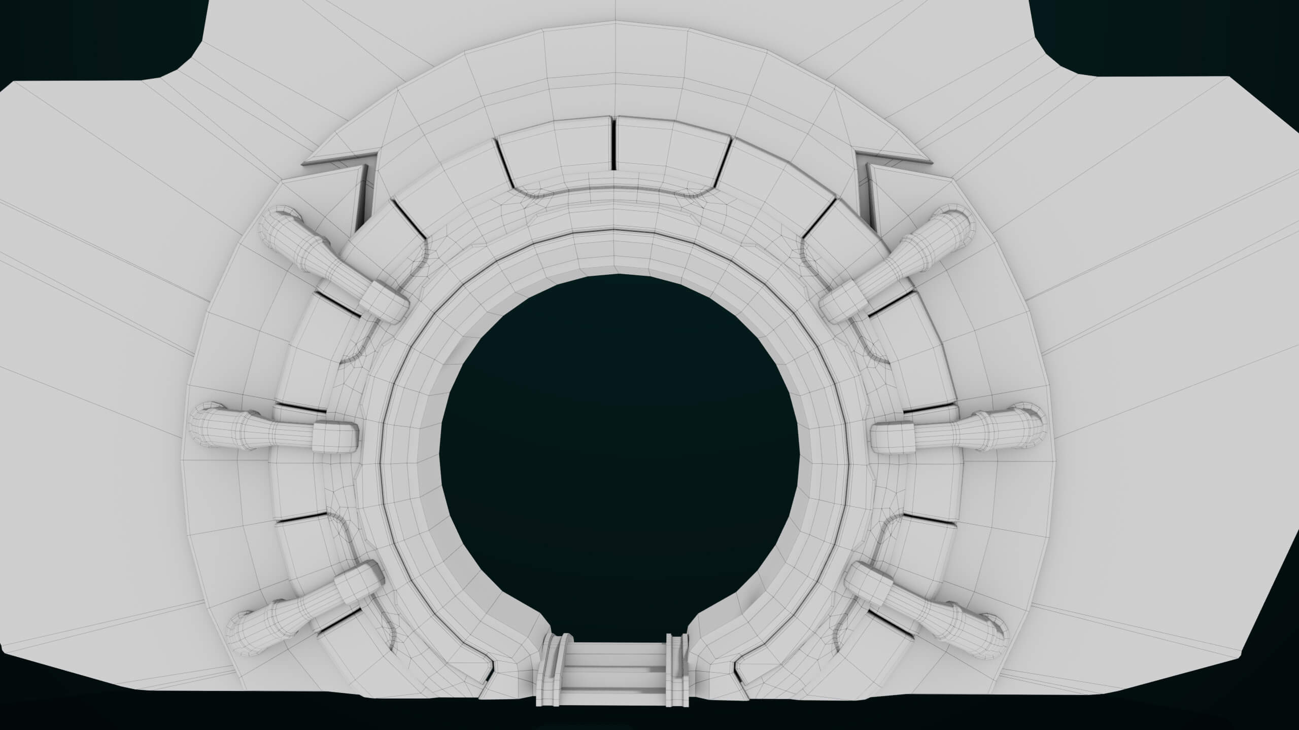 Sci-Fi Door 03 All PBR Unity UE Textures Included 3D Model by Eight Vertex