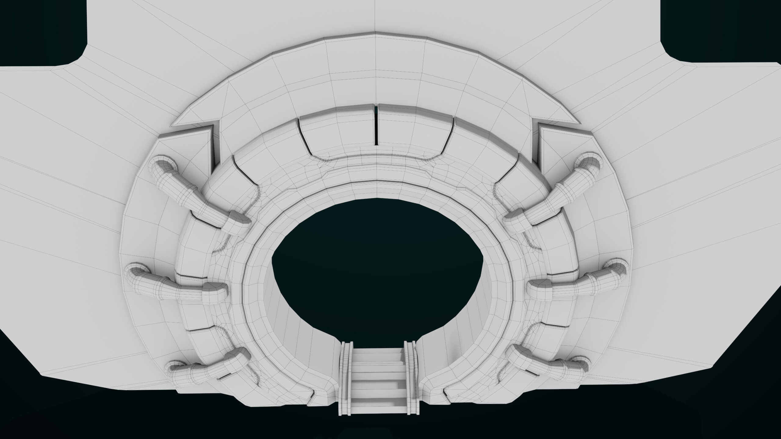 Sci-Fi Door 03 All PBR Unity UE Textures Included 3D Model by Eight Vertex