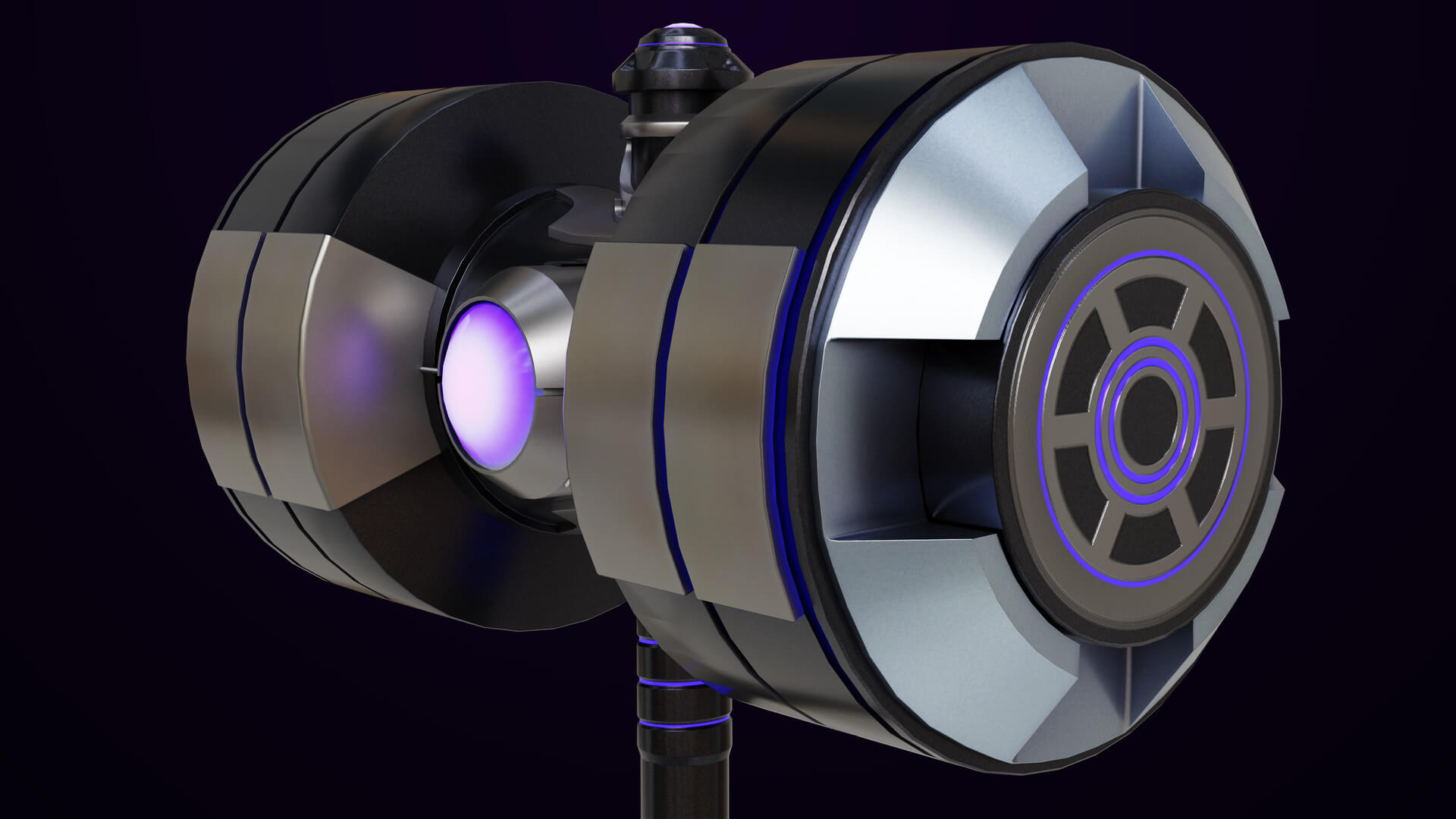 Sci-Fi Hammer10 All PBR Unity UE Textures Included 3D Model by Eight Vertex