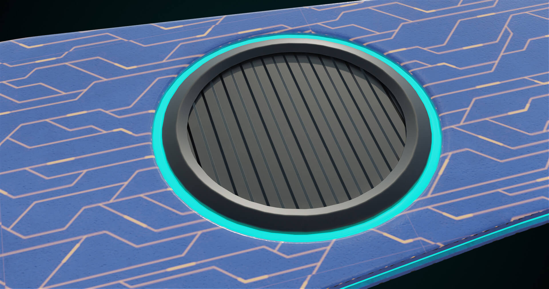 Sci-Fi Hoverboard 1 All PBR Textures Included 3D Model by Eight Vertex
