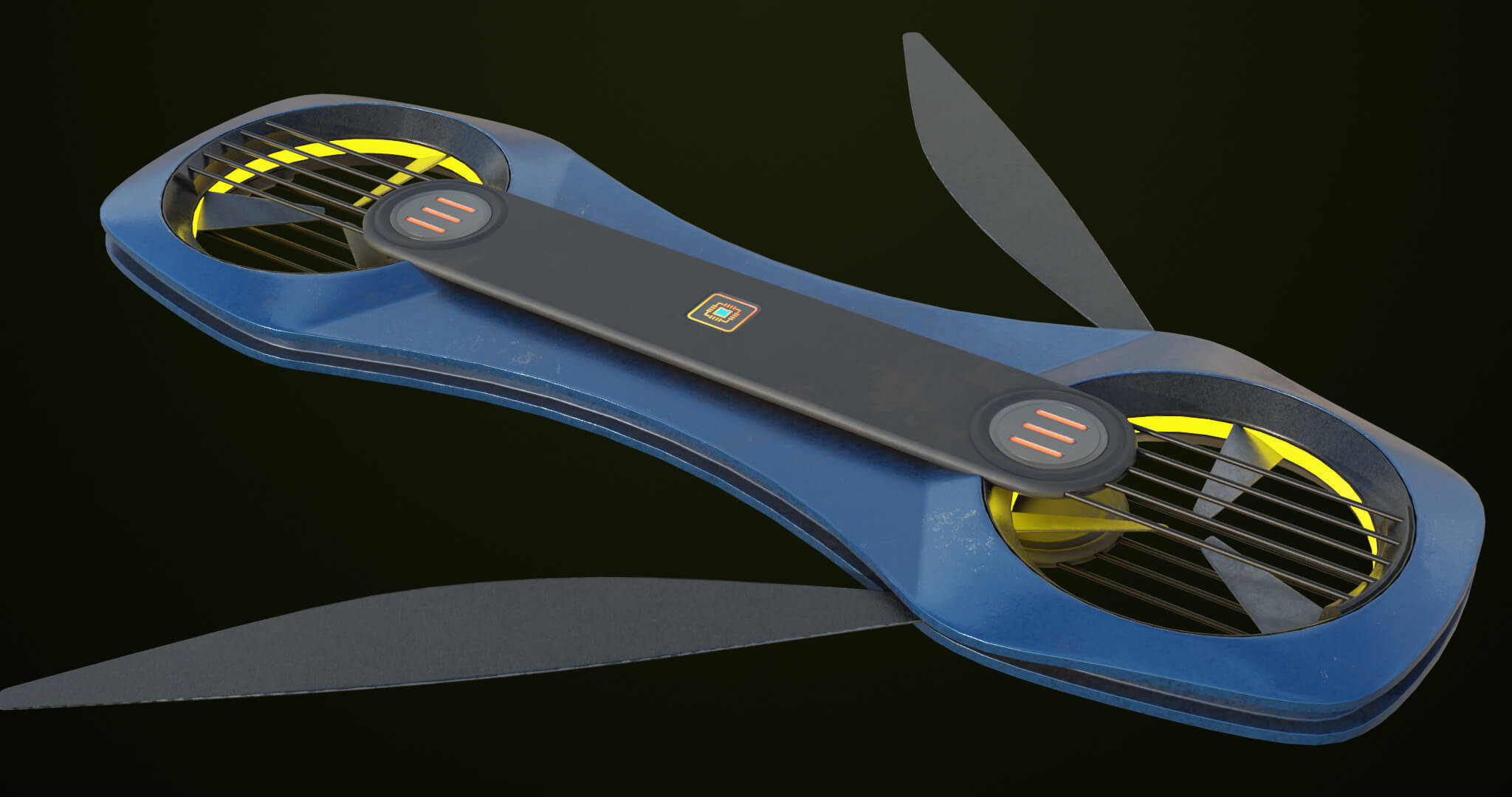 Futuristic Hoverboard