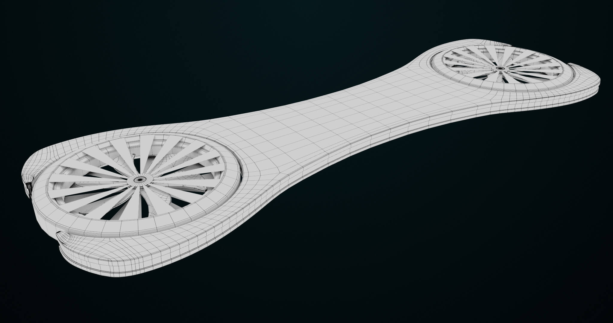 Sci-Fi Hoverboard 3 All PBR Unity UE Textures Included 3D Model by Eight Vertex