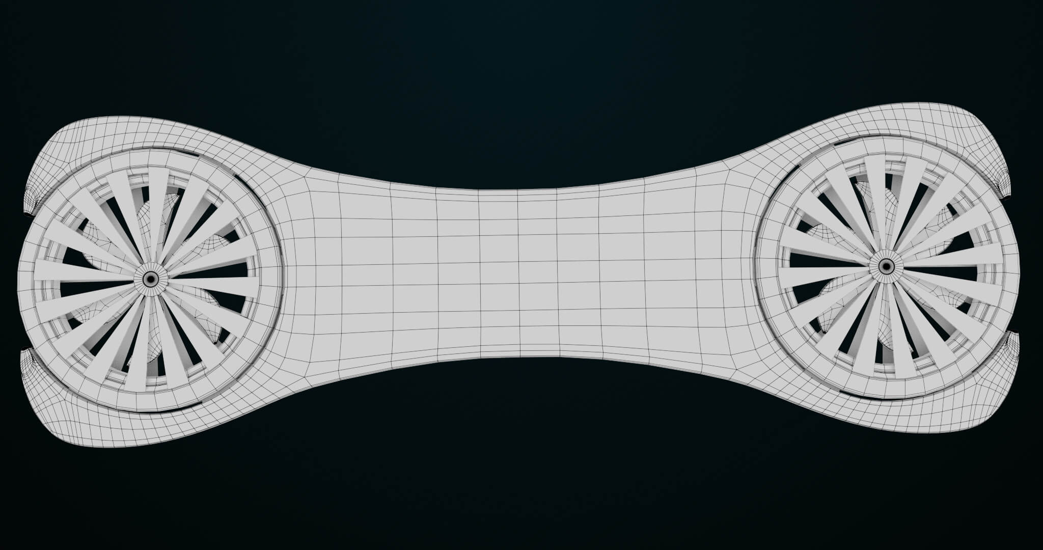 Sci-Fi Hoverboard 3 All PBR Unity UE Textures Included 3D Model by Eight Vertex