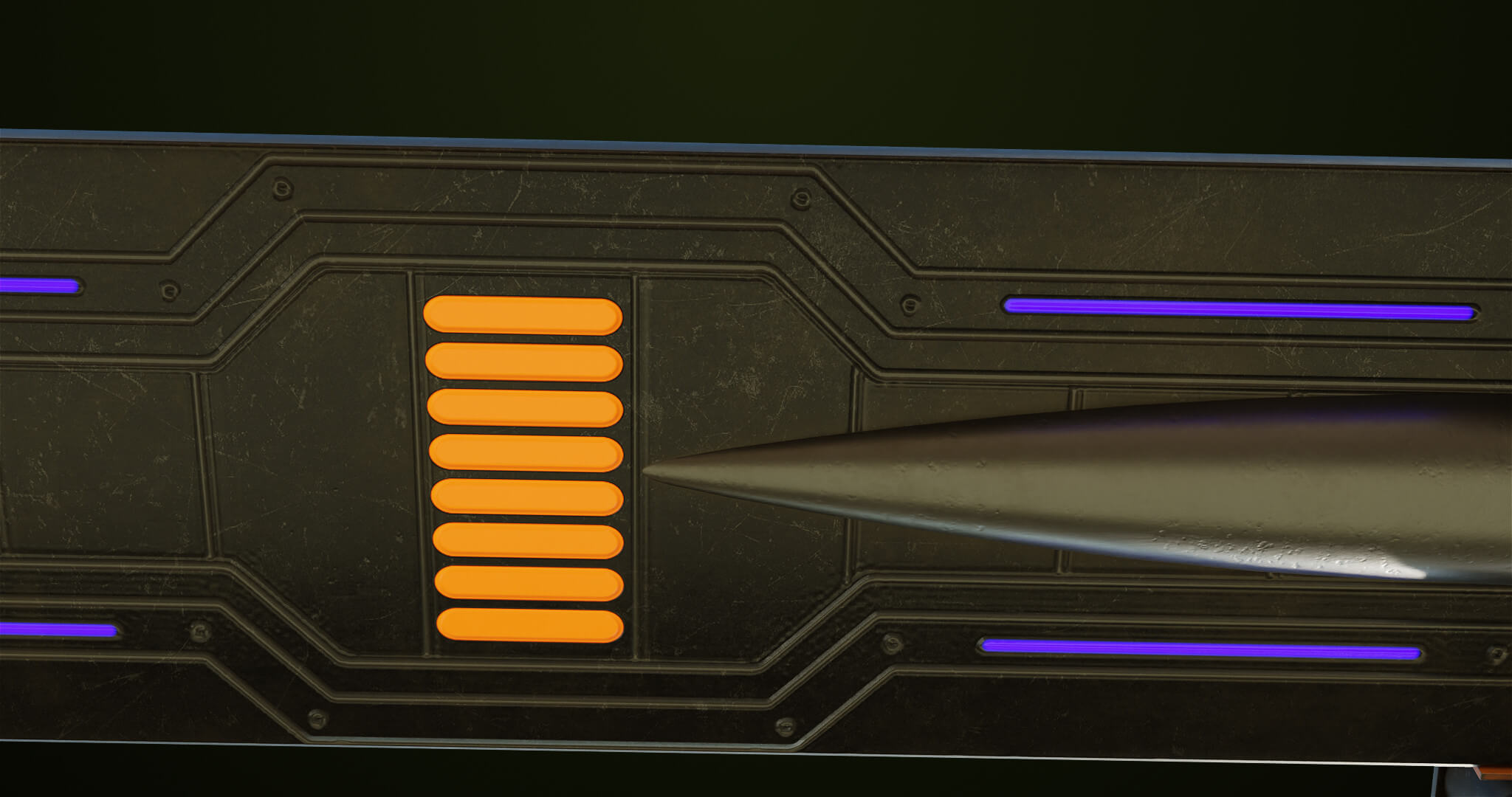 Sci-Fi Hoverboard 8 All PBR Unity UE Textures Included 3D Model by Eight Vertex