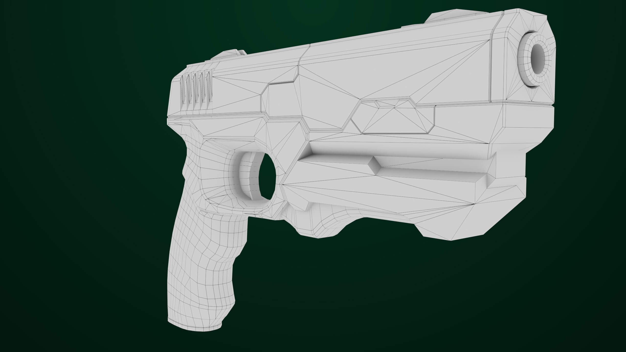 Sci-Fi Pistol 01 All PBR Unity UE Textures Included 3D Model by Eight ...