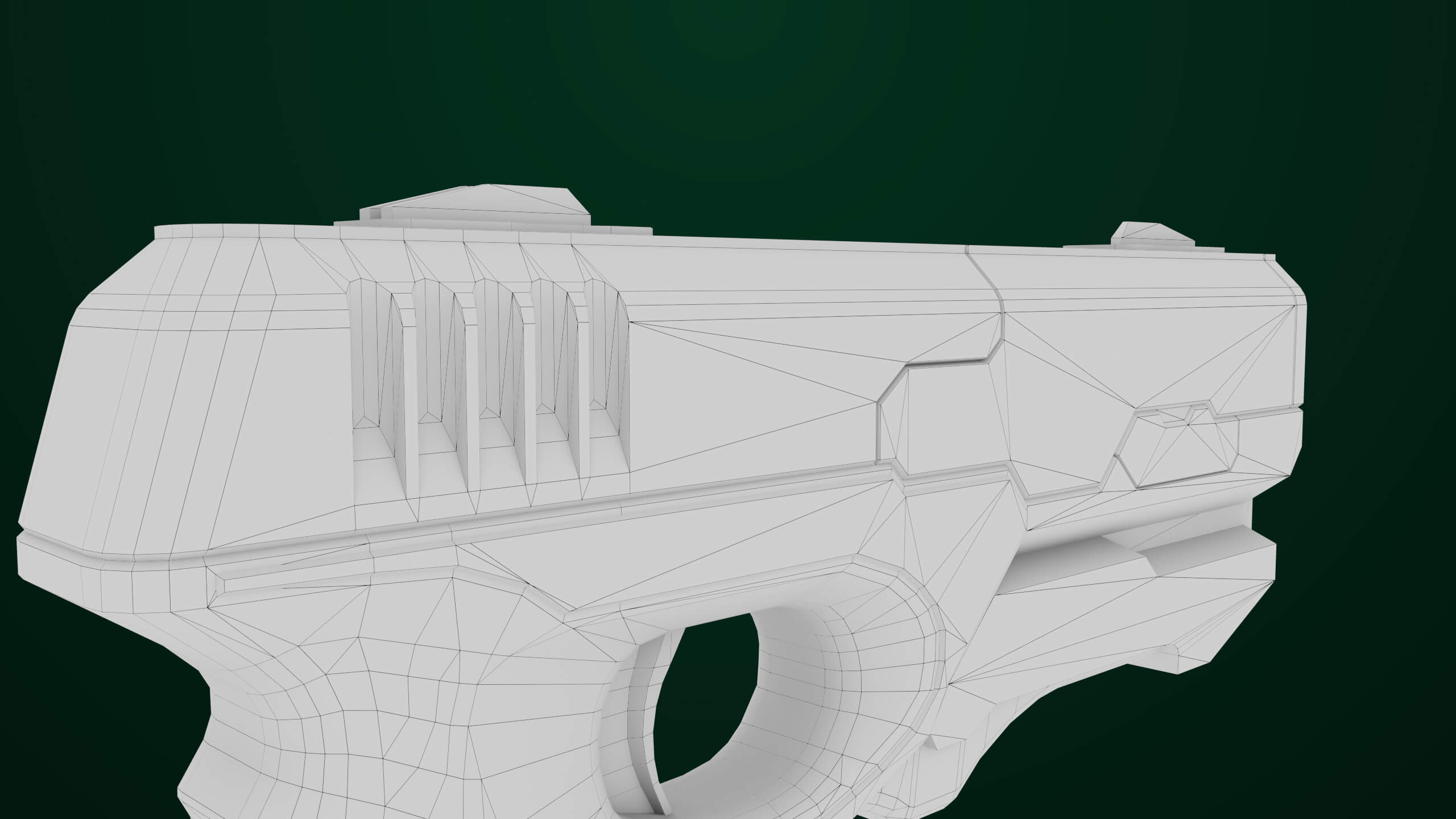 Sci-Fi Pistol 01 All PBR Unity UE Textures Included 3D Model by Eight ...