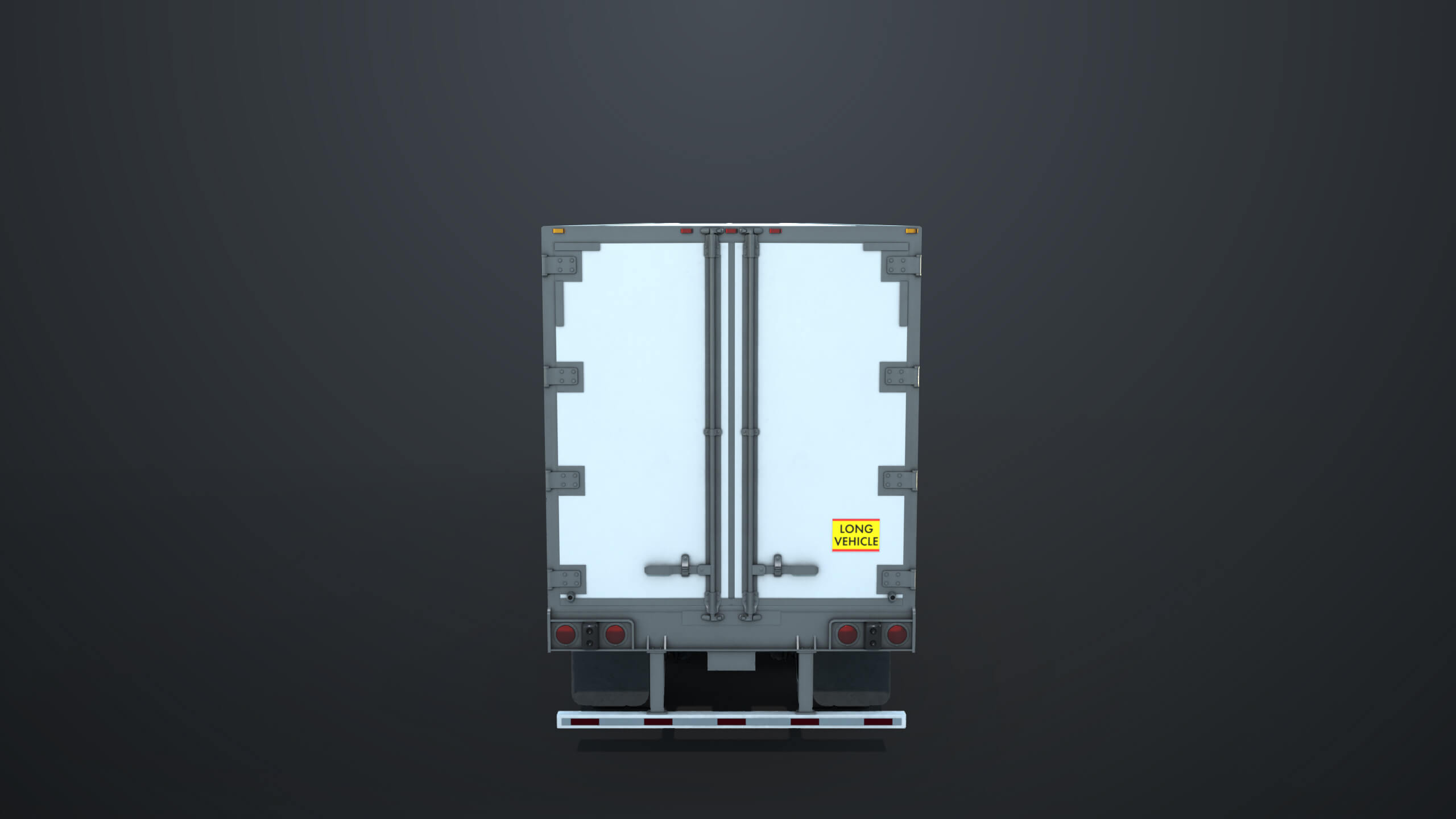 Semi Trailer 01 for Heavy Truck All PBR Unity UE Textures - 3D Model by ...