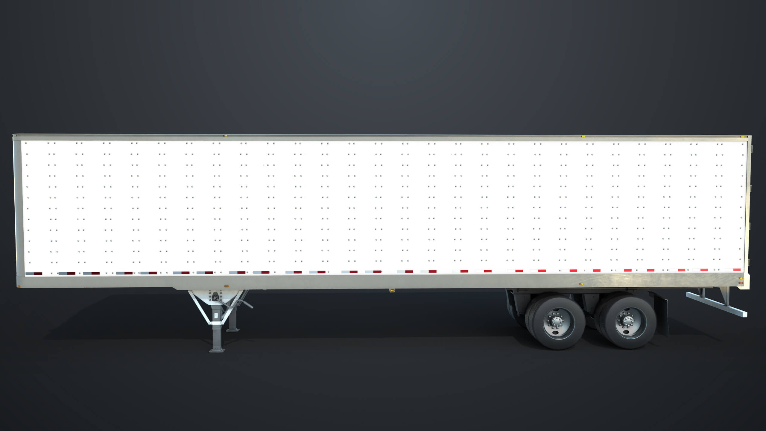 Semi Trailer 01 for Heavy Truck All PBR Unity UE Textures - 3D Model by ...