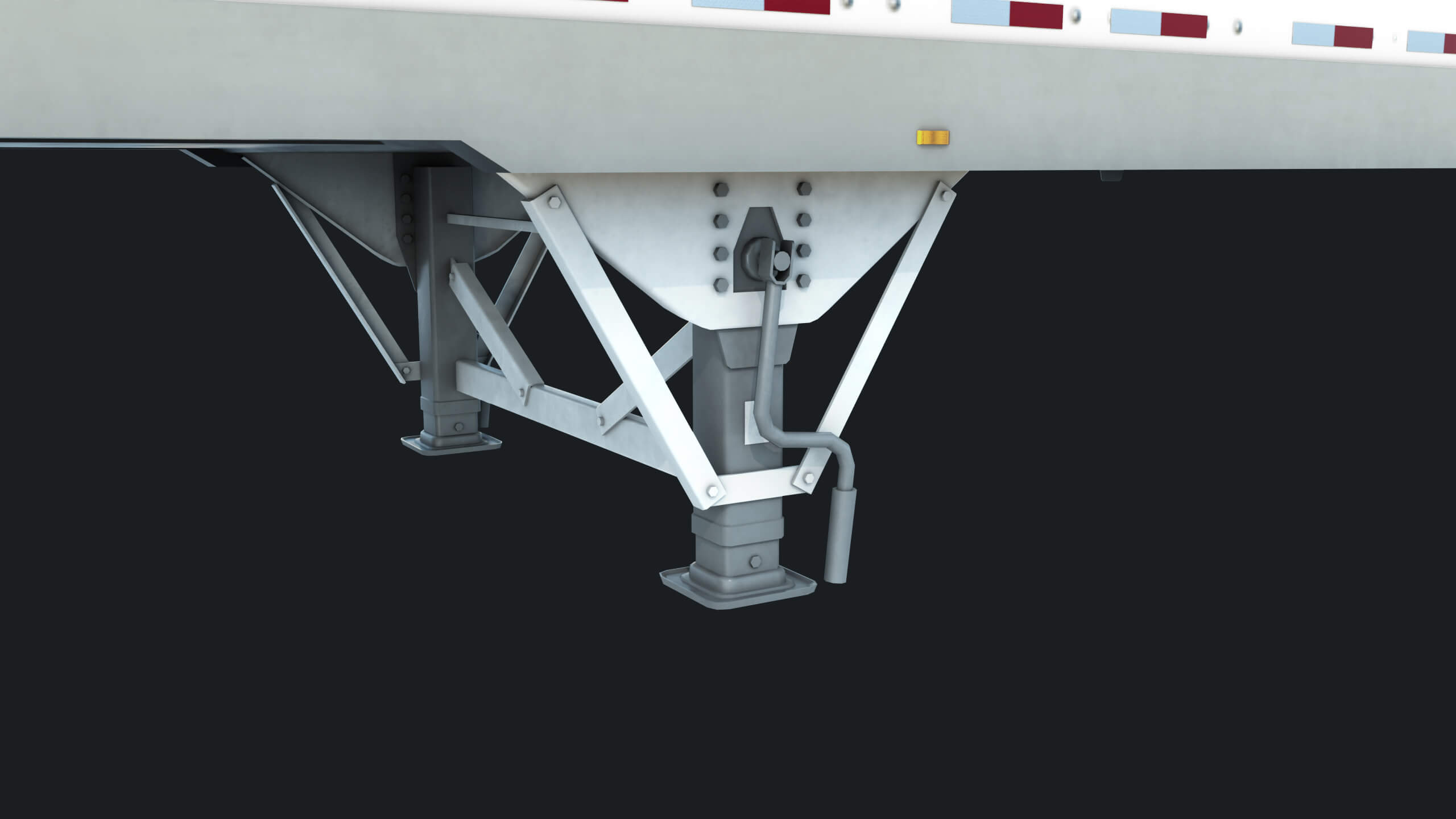 Semi Trailer 01 for Heavy Truck All PBR Unity UE Textures - 3D Model by ...