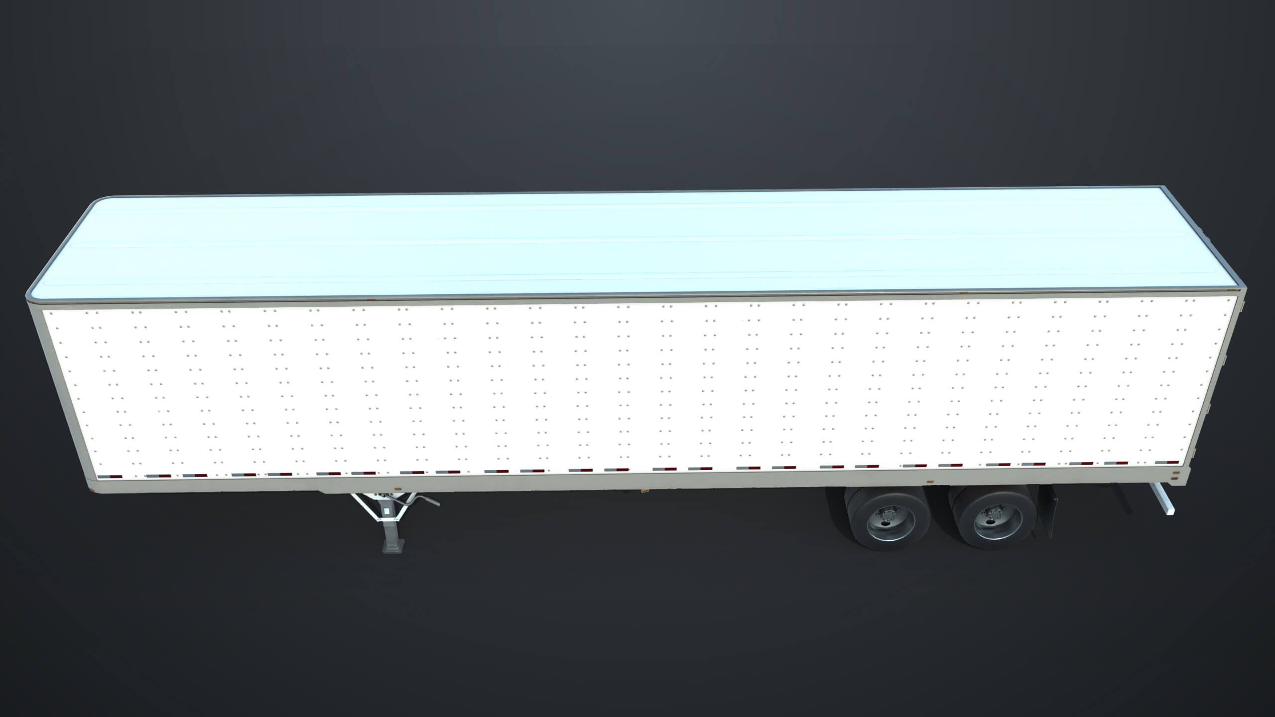 Semi Trailer 01 for Heavy Truck All PBR Unity UE Textures - 3D Model by ...