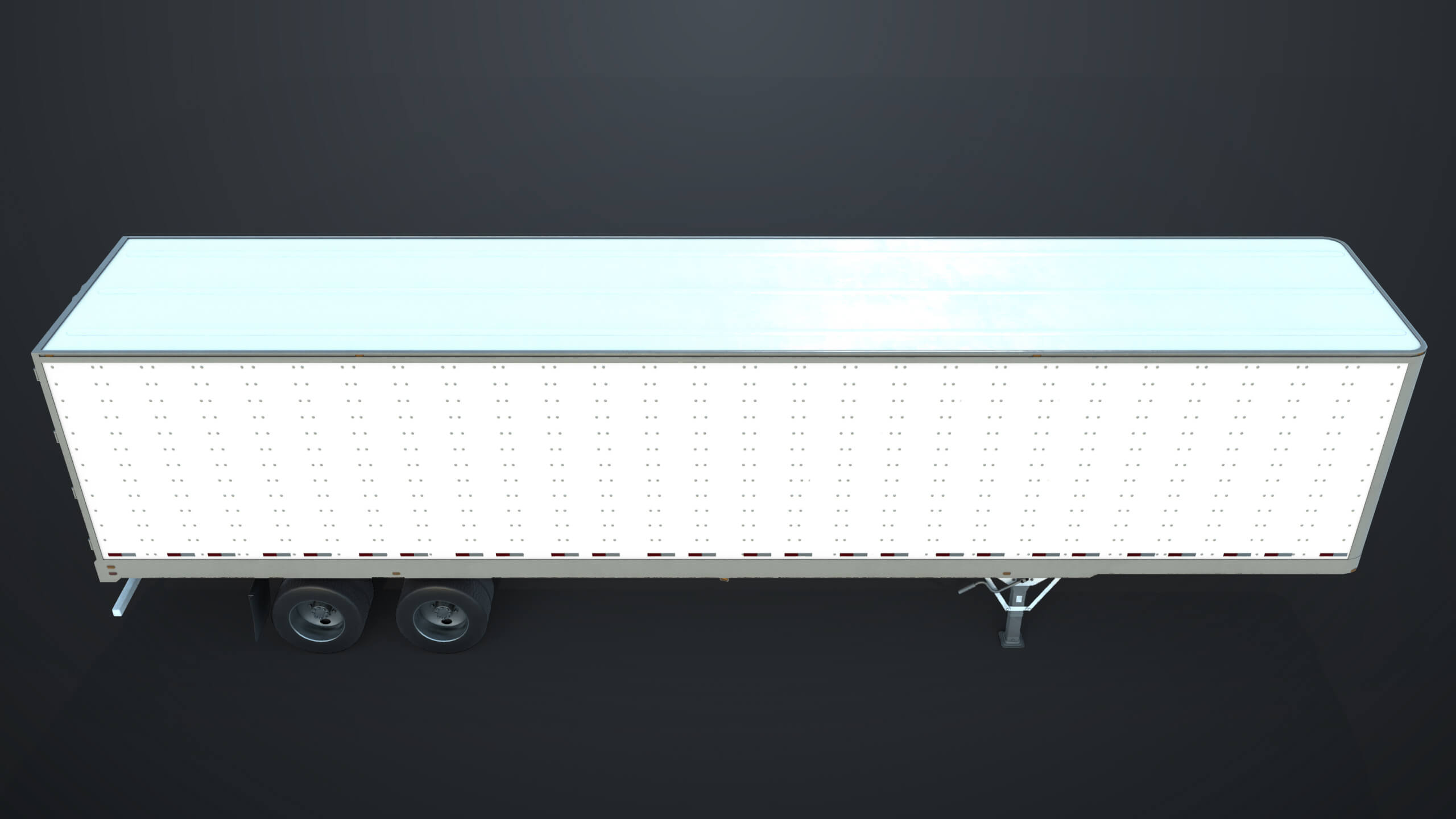 Semi Trailer 01 for Heavy Truck All PBR Unity UE Textures - 3D Model by ...