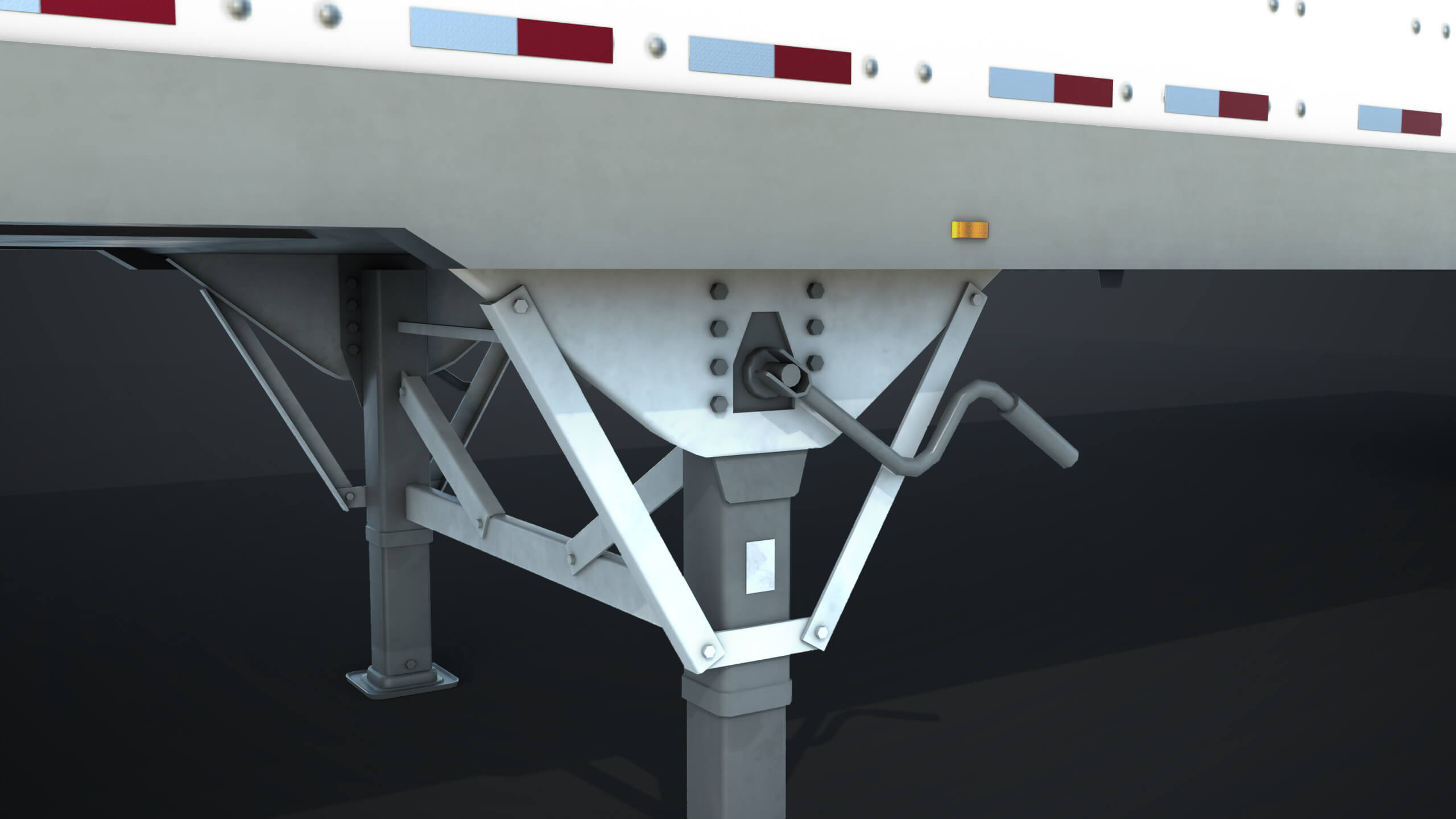 Semi Trailer 01 for Heavy Truck All PBR Unity UE Textures - 3D Model by ...