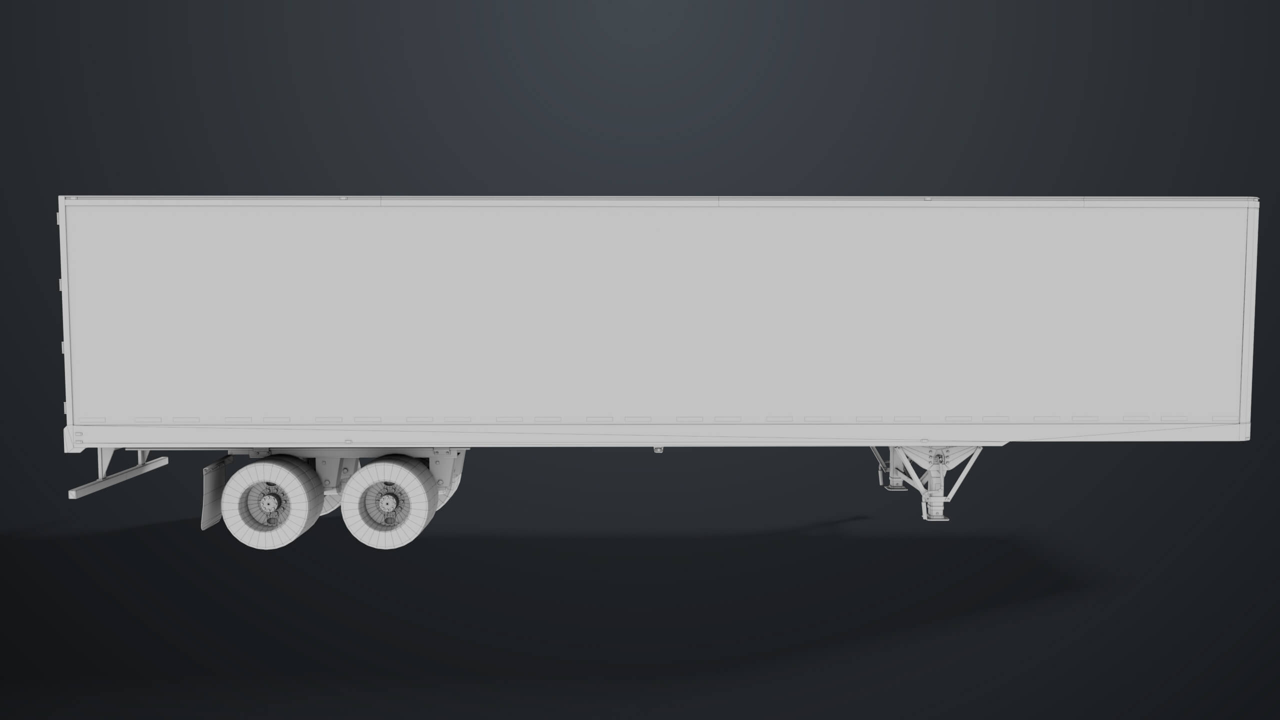 Semi Trailer 01 for Heavy Truck All PBR Unity UE Textures - 3D Model by ...