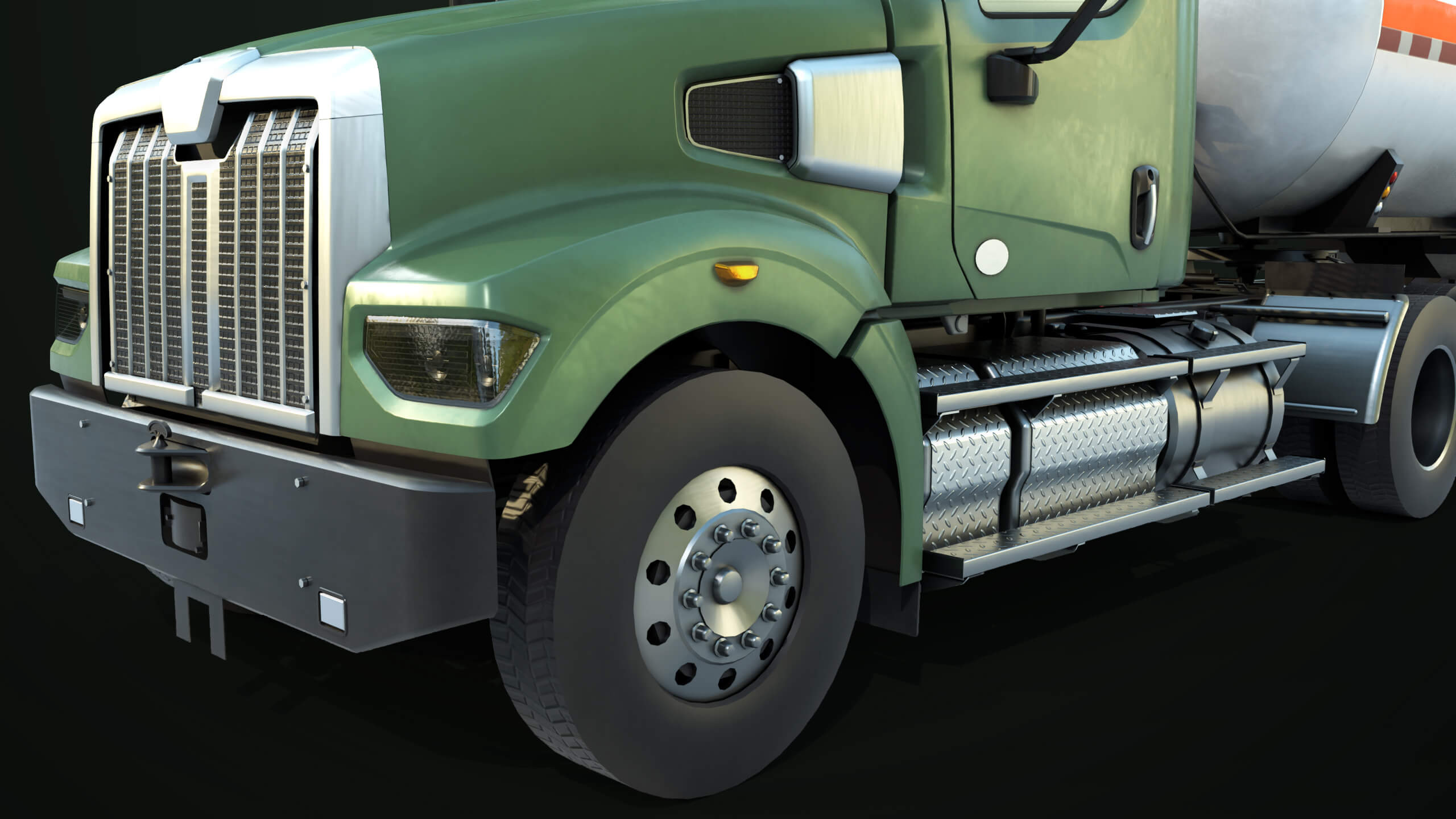 Semi Trailer Fuel Truck - 3D Model by Eight Vertex
