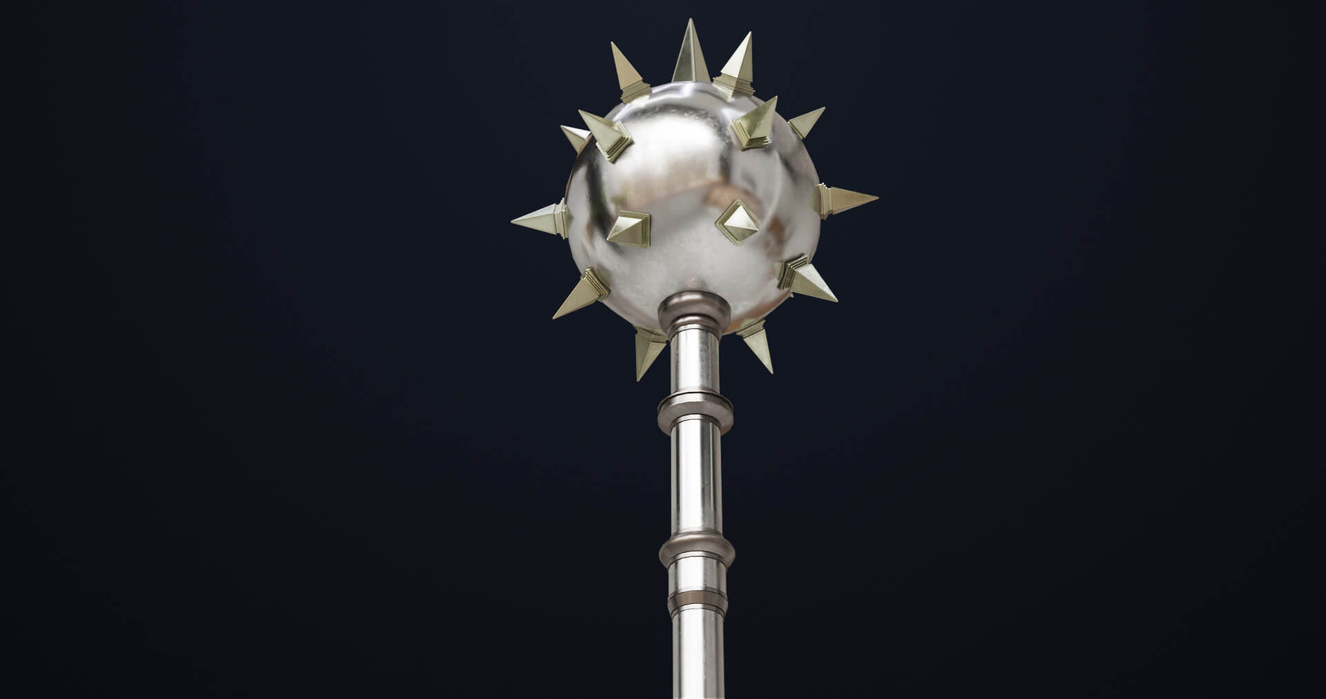 Silver Mace 01 All PBR Unity UE Textures Included - 3D Model by Eight ...