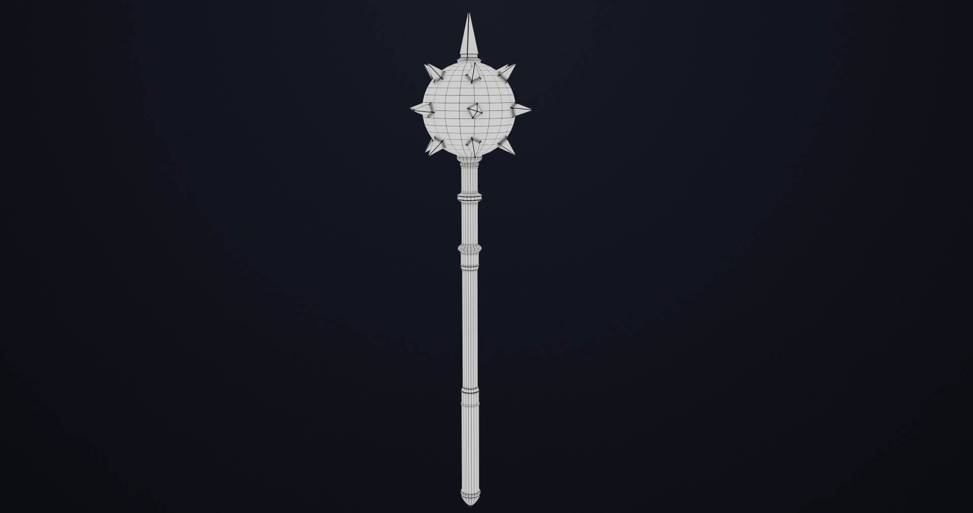 Silver Mace 01 All PBR Unity UE Textures Included - 3D Model by Eight ...