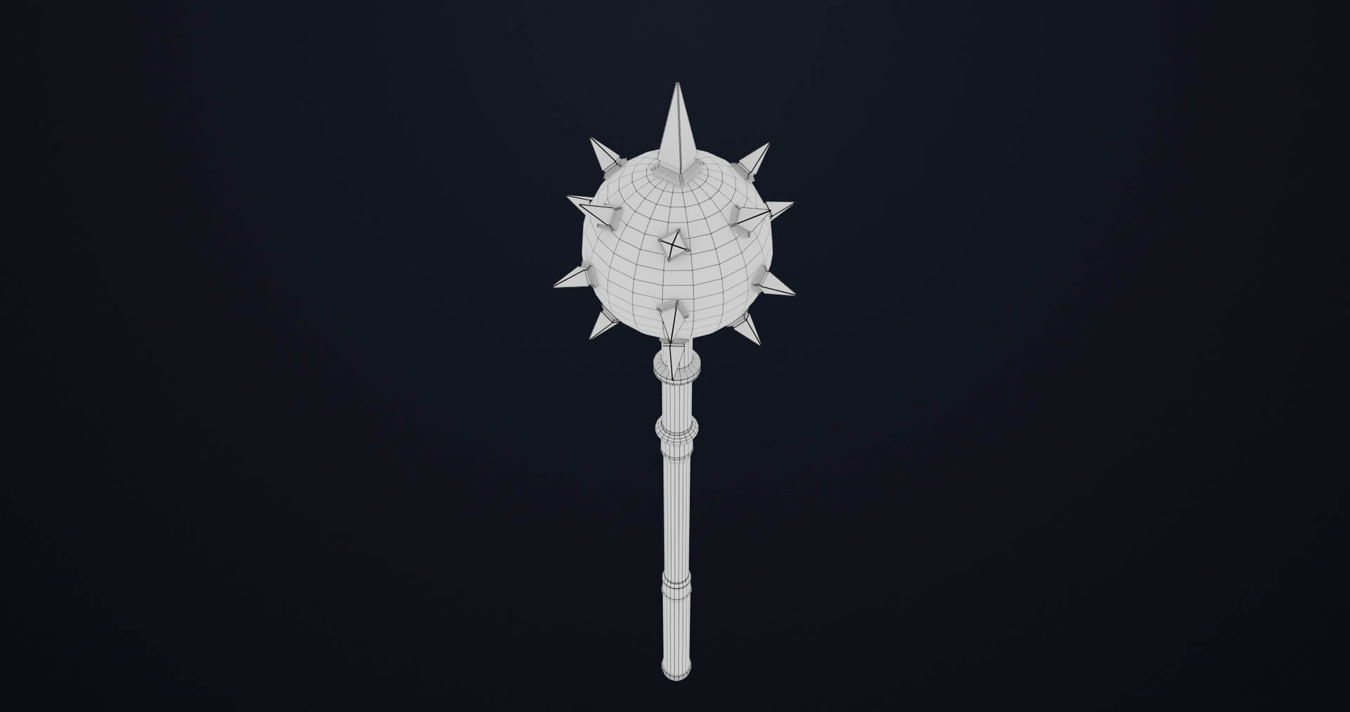 Silver Mace 01 All PBR Unity UE Textures Included - 3D Model by Eight ...
