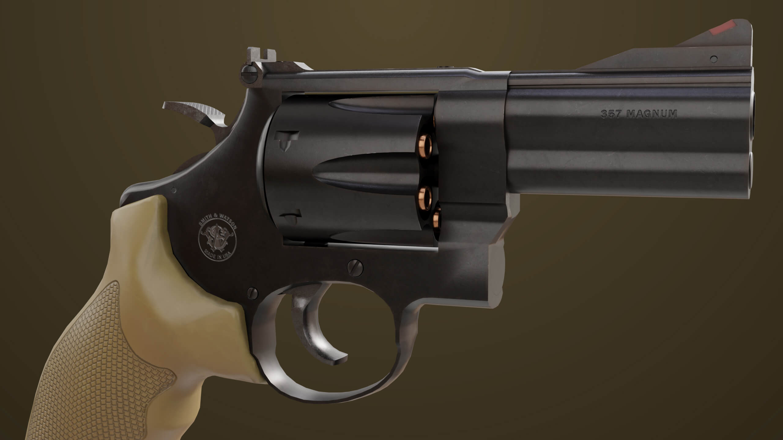 7 Black Revolvers Collection All PBR Unity UE Textures by Eight Vertex