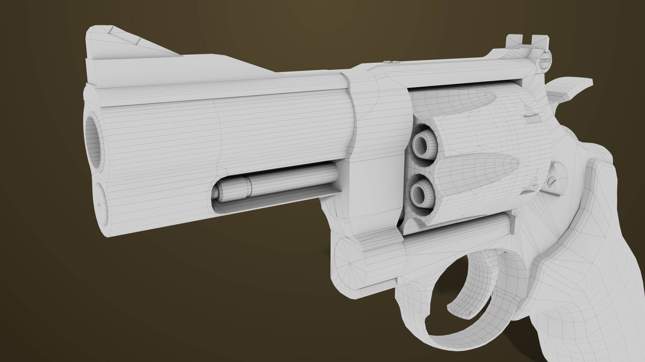 Small Revolver 06 Black All PBR Unity UE Textures - 3D Model by Eight ...