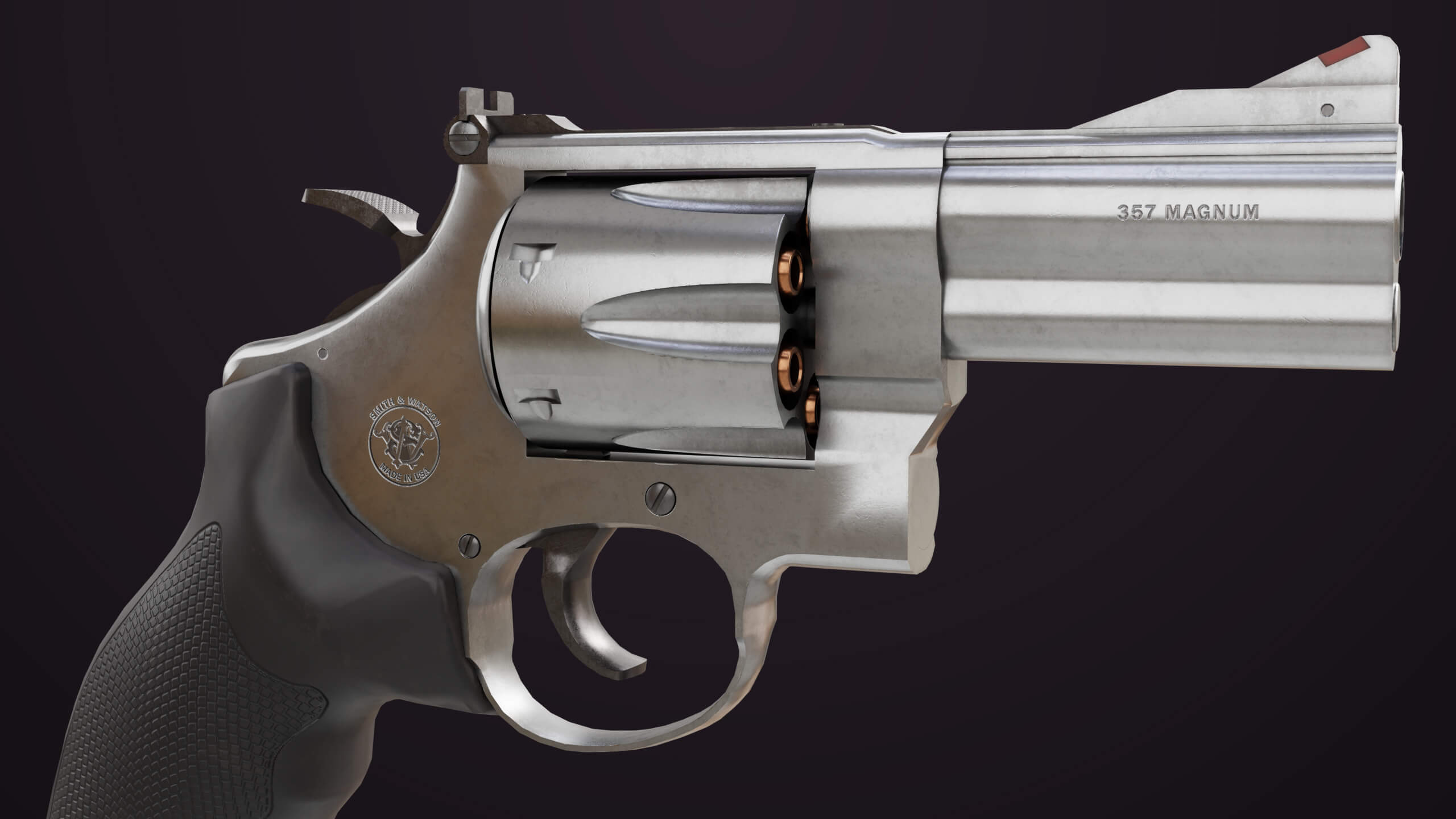 7 Silver Revolvers Collection All PBR Unity UE Textures by Eight Vertex