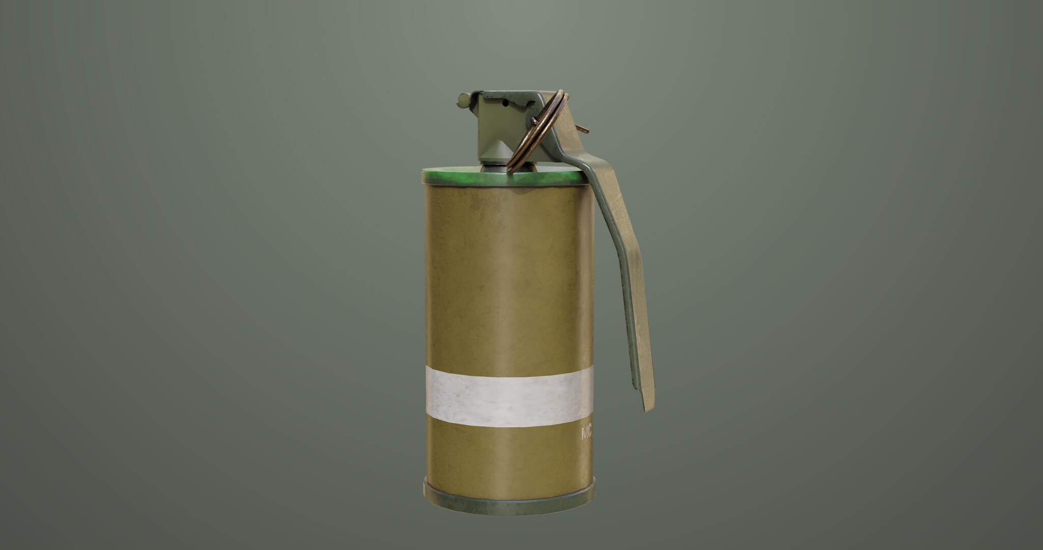 Smoke and Flash Grenades Single Mat All PBR Unity UE Texture - 3D Model by Eight Vertex