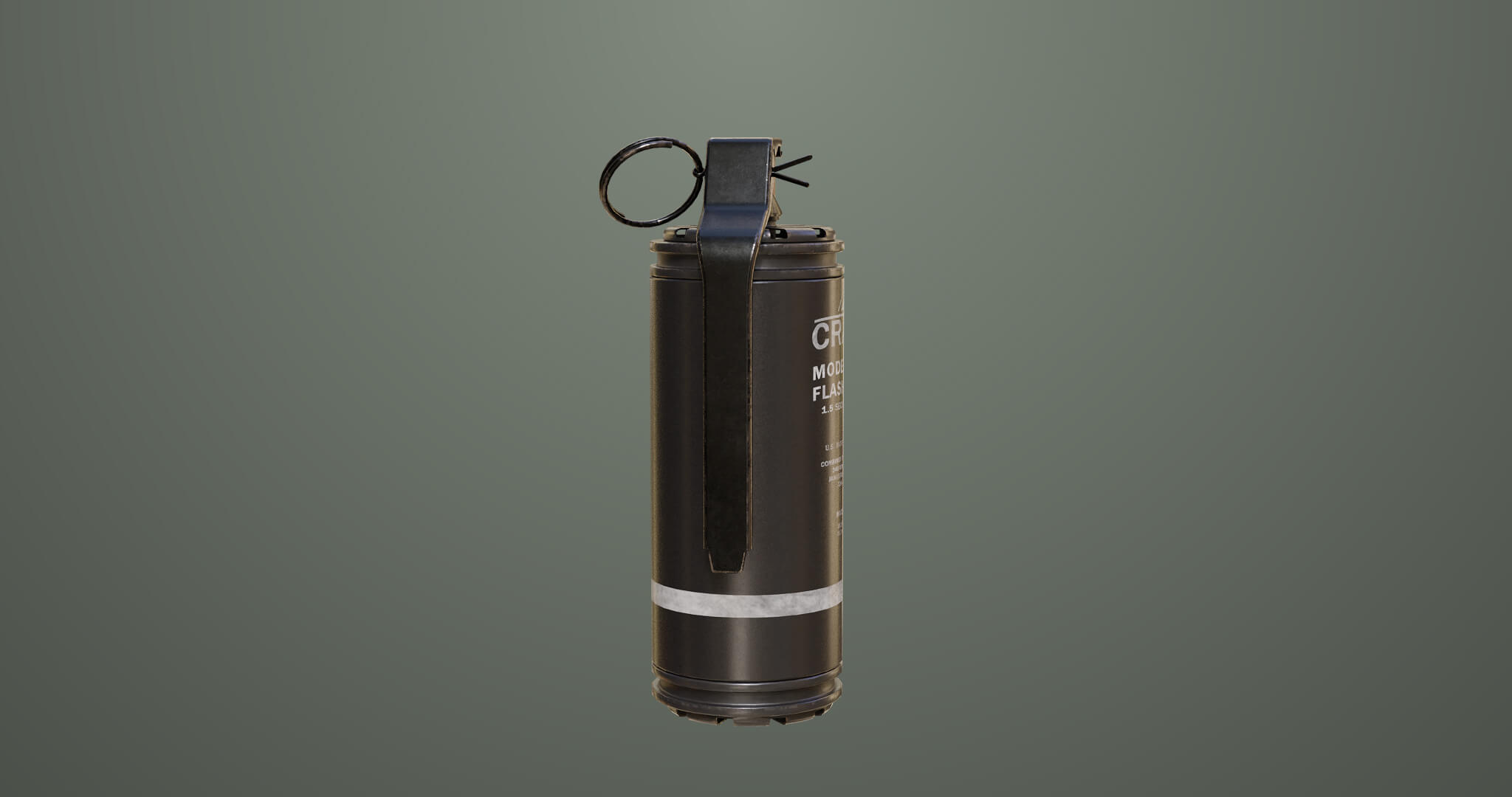 Smoke and Flash Grenades Single Mat All PBR Unity UE Texture - 3D Model ...