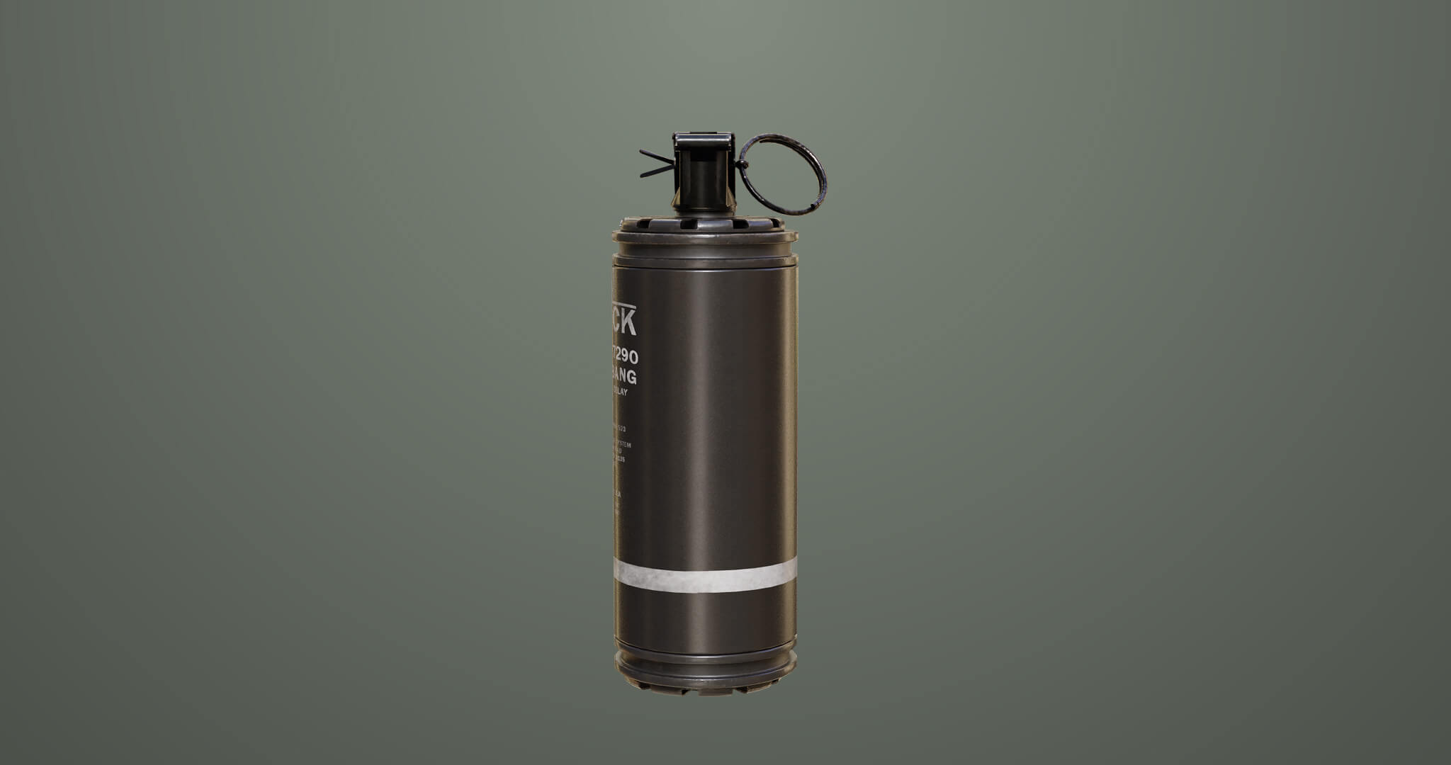 Smoke and Flash Grenades Single Mat All PBR Unity UE Texture - 3D Model ...
